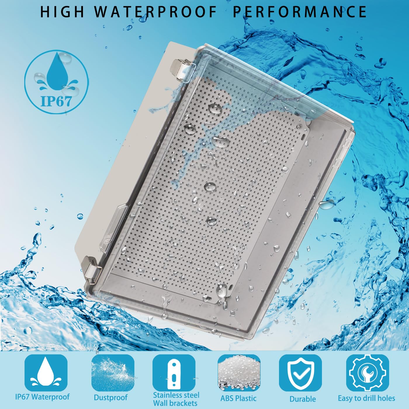 Snapklik.com : YETLEBOX Waterproof Electrical Box Junction Box ...