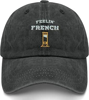 Feeling French Vintage Guillotine Hat Men Funny Baseball Caps Funny ...