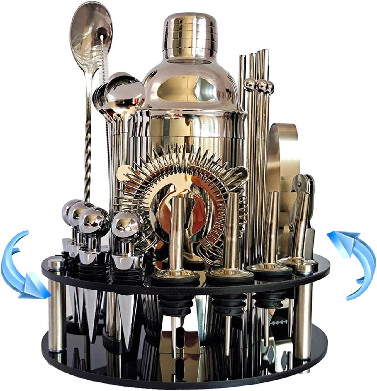 Amazon.com: Cocktail Shaker Bartender Kit Cocktail Shaker 30-Piece Set ...