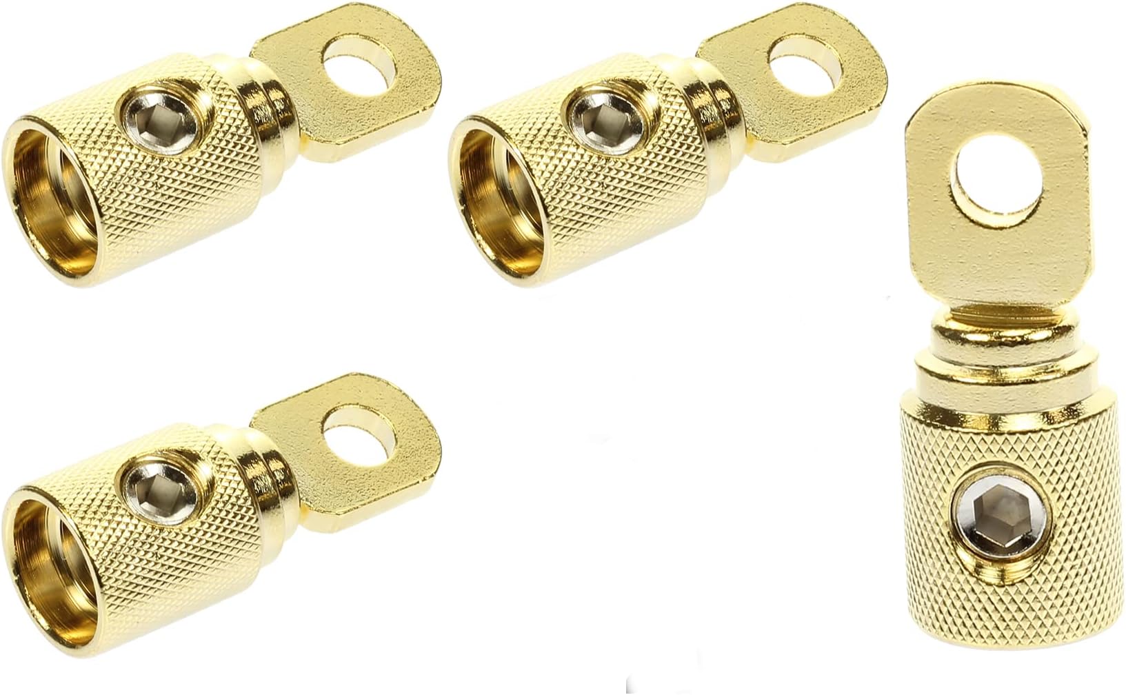 Amazon.com: 1/0 2 0 Ga GAUGE AWG 5/16" Gold set screw Power Ring ...