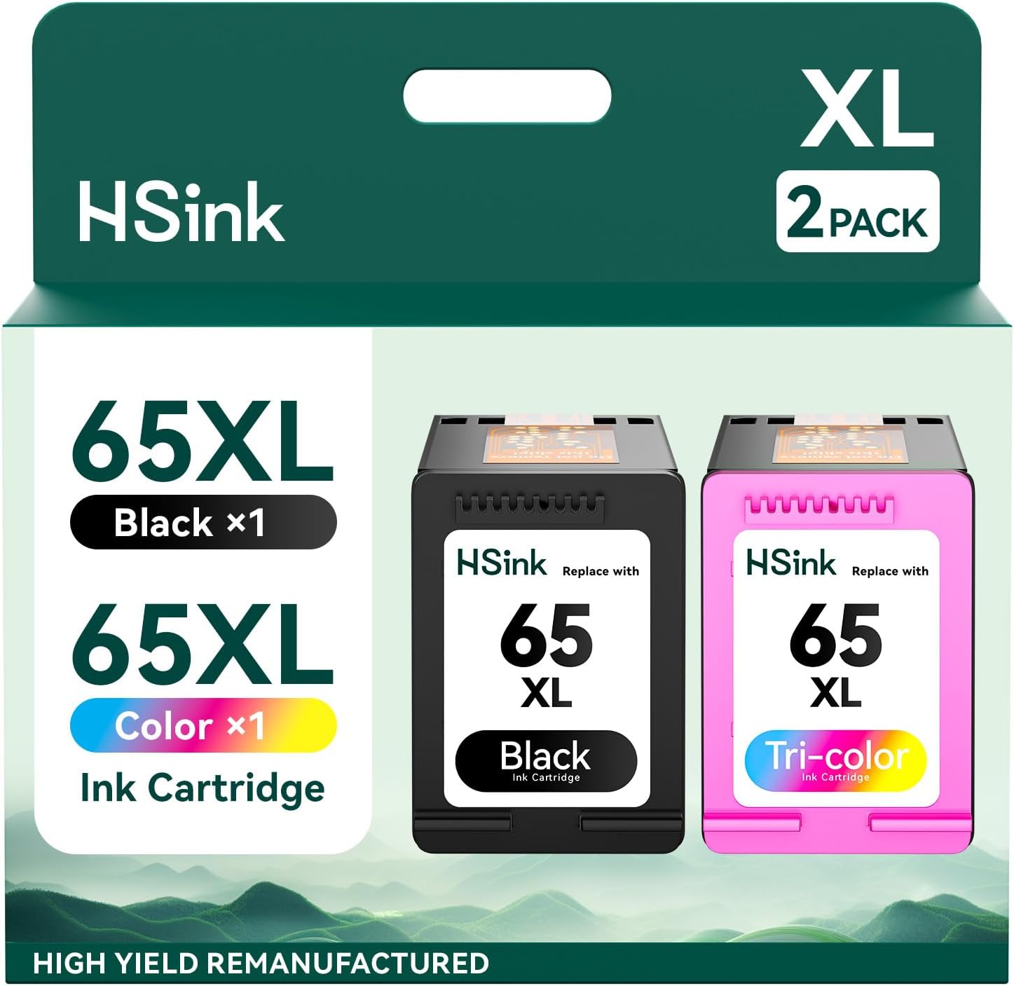 Amazon.com: 65XL Ink Cartridge Black/Color Combo Pack High Yield ...