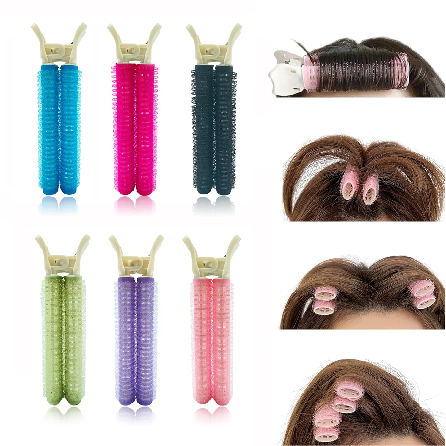 Amazon.com : Velcro Hair Clips for Volume,Volumizing Hair Clips DIY ...