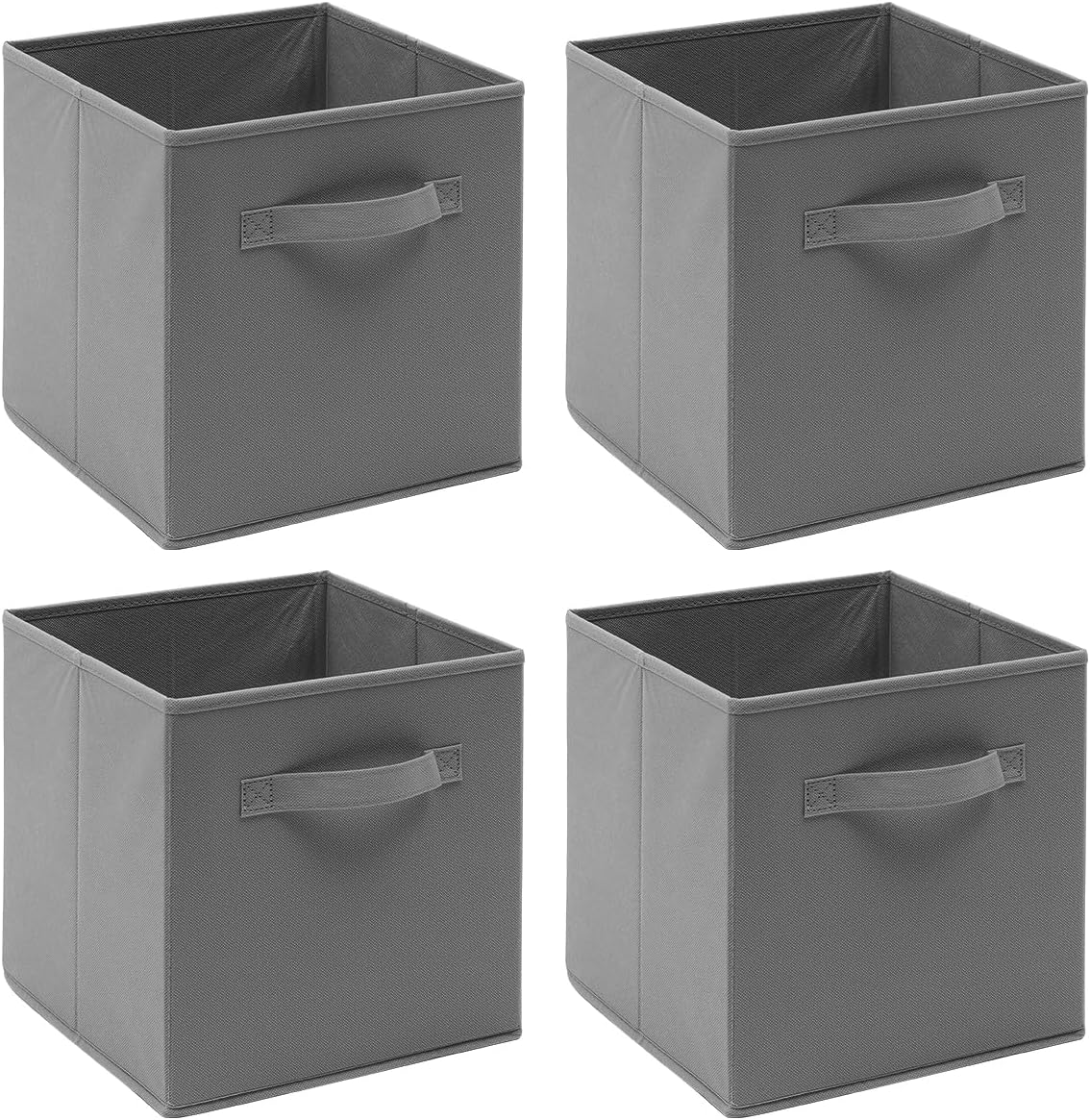 nozama Foldable Storage Cubes Set of 2 - Fabric Cube Boxes Household ...