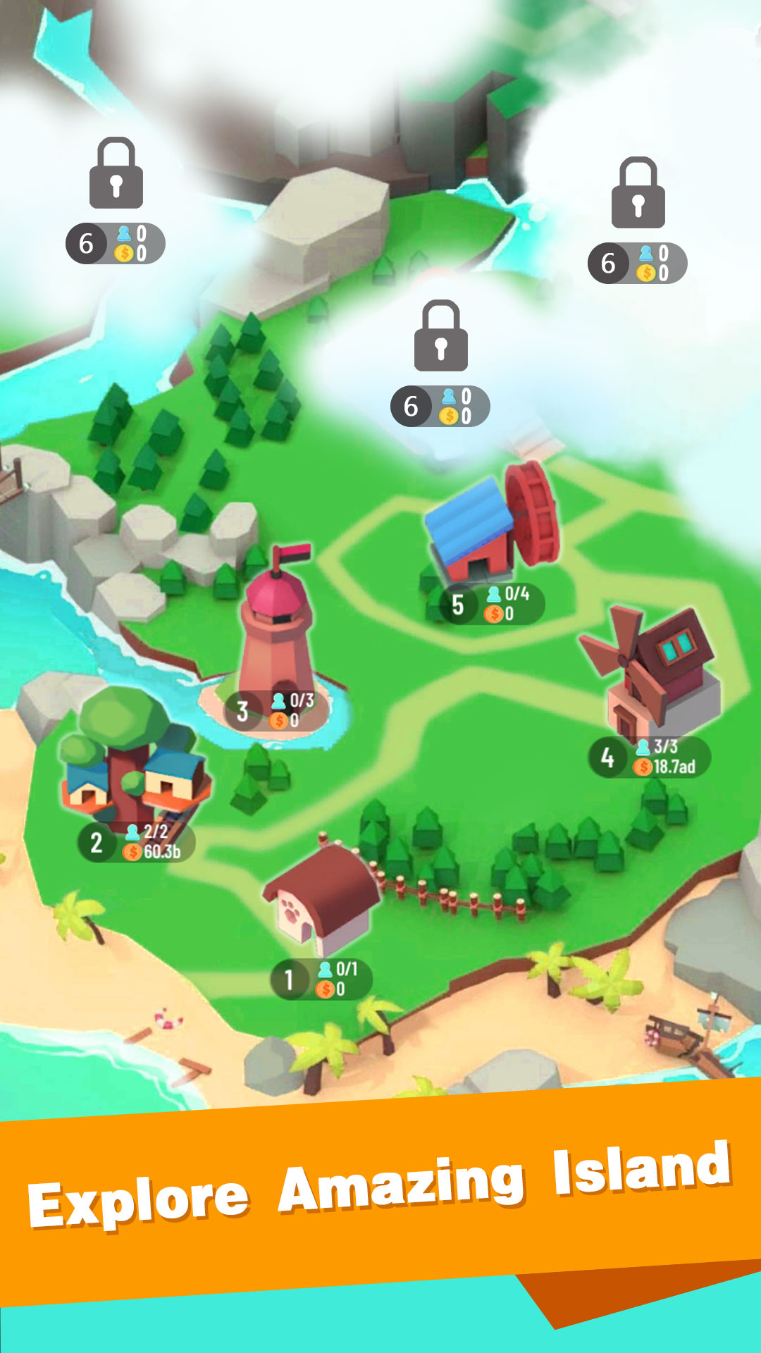 Idle Island: Build and Survive-Amazonアプリストアのアプリ