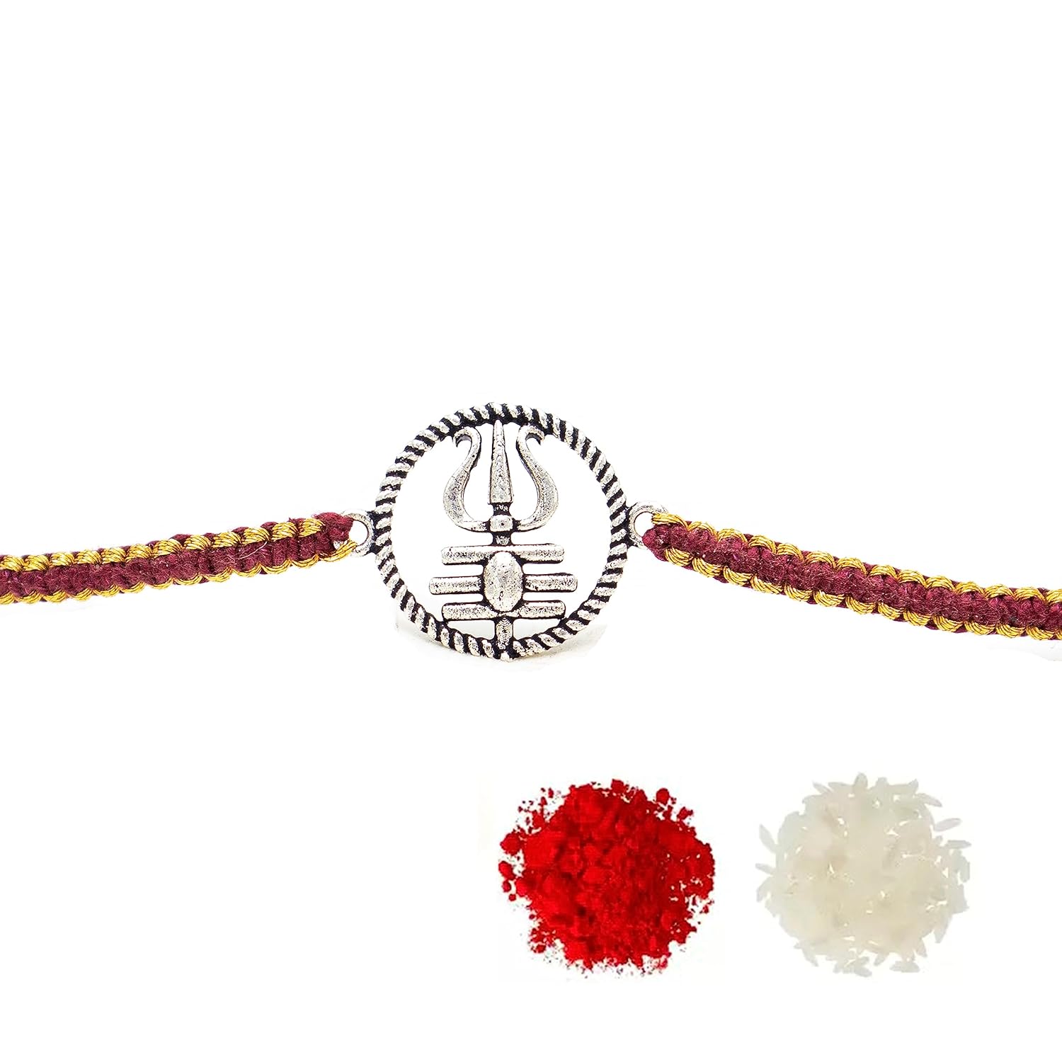 Njels 925 Pure Silver Rakhi for Brother Original Silver Oxidised ...