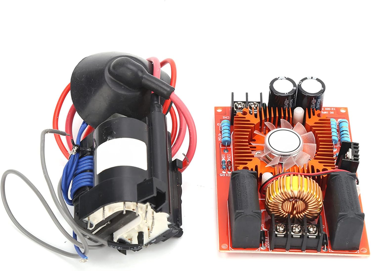 Buy DC1230V ZVS Driver Board Coil Power Supply, High Voltage Induction ...