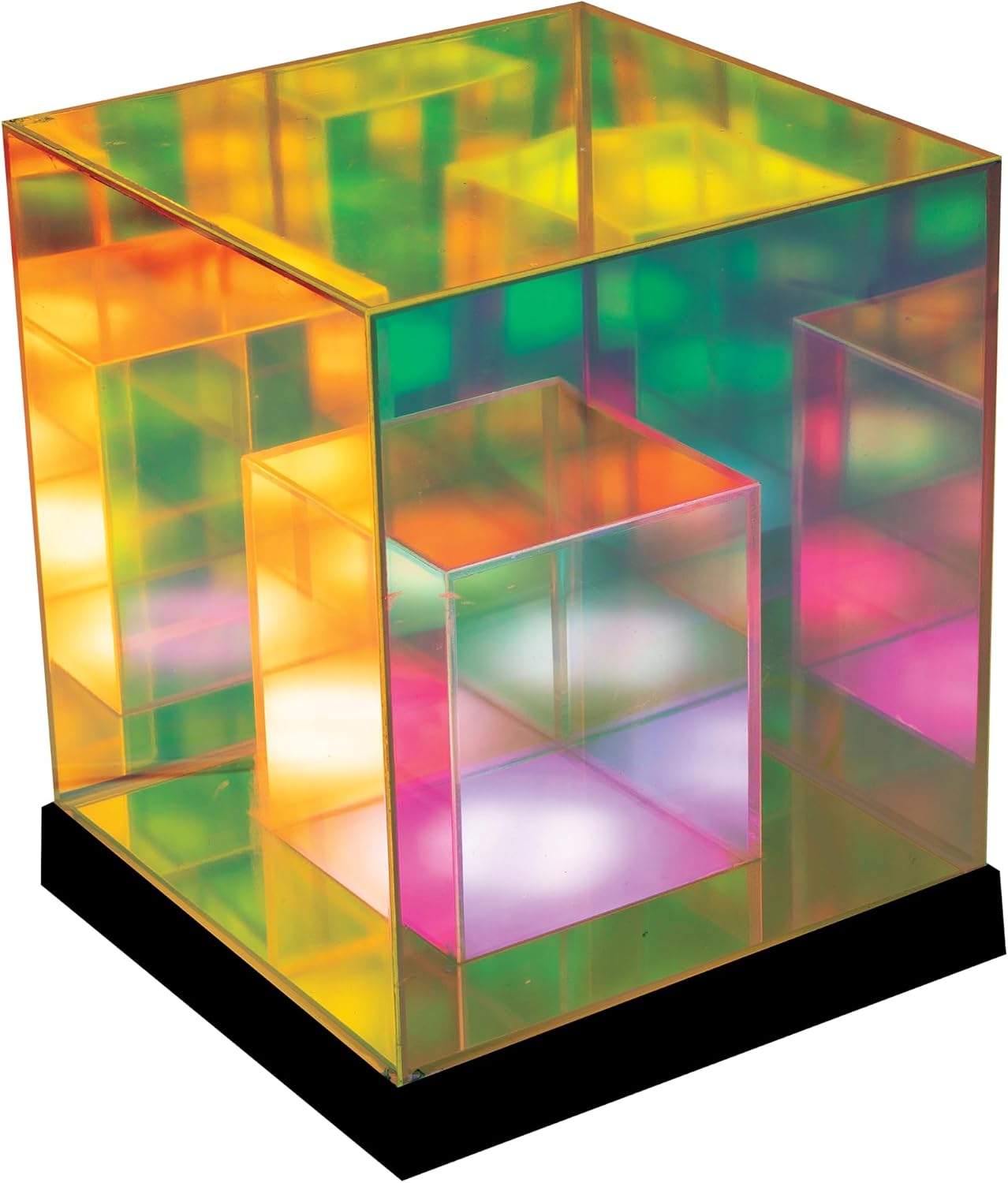 RED5 USB Holographic Infinity Effect Cube Lamp Adjustable Brightness ...