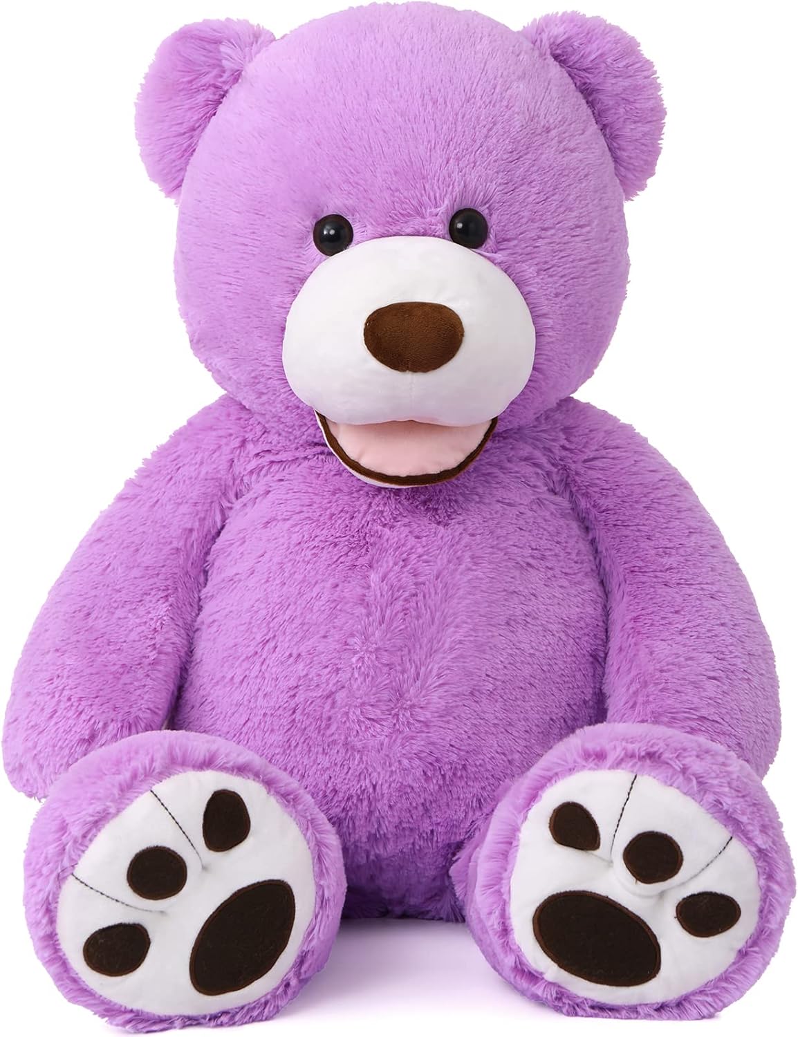Amazon.com: MorisMos Giant Teddy Bear Stuffed Animals, Big Purple Teddy ...