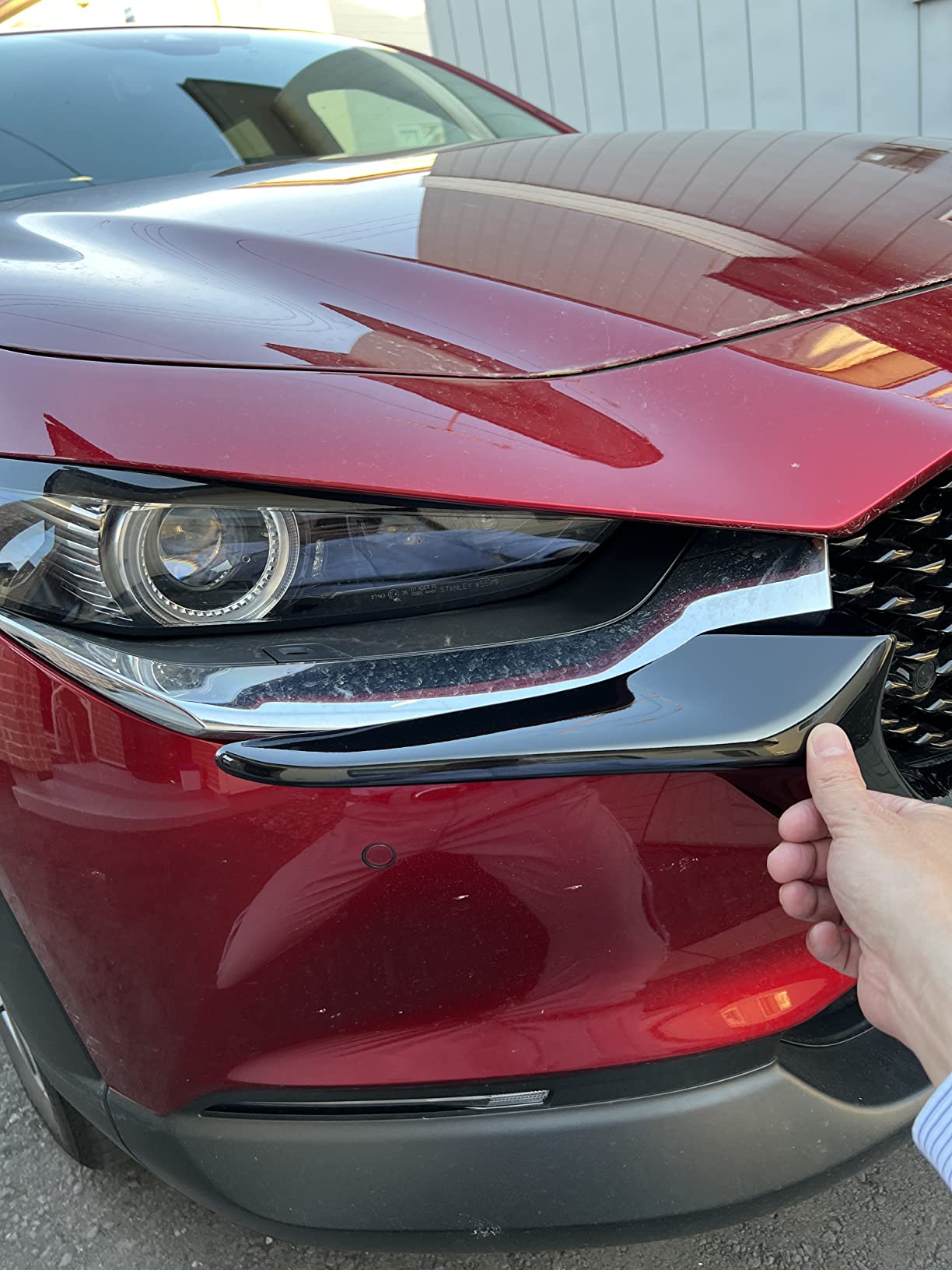 Amazon | TANGDUTUTU マツダ CX-30専用 外装パーツ グリルカバー フロント グリルガーニッシュ フロントバンパー センターグリルカバー ガーニッシュ MAZDA CX ...