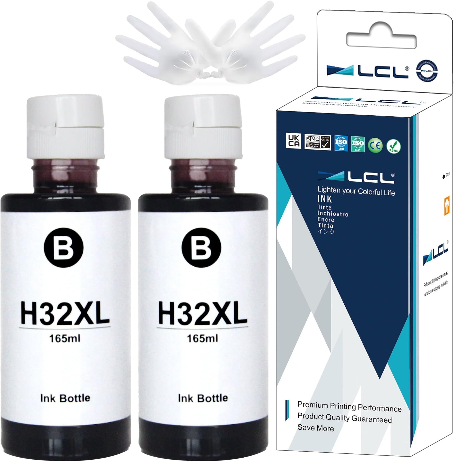 Amazon.com: Esiwerjob 32XL Black Ink Bottle Replacement for 32 XL ...