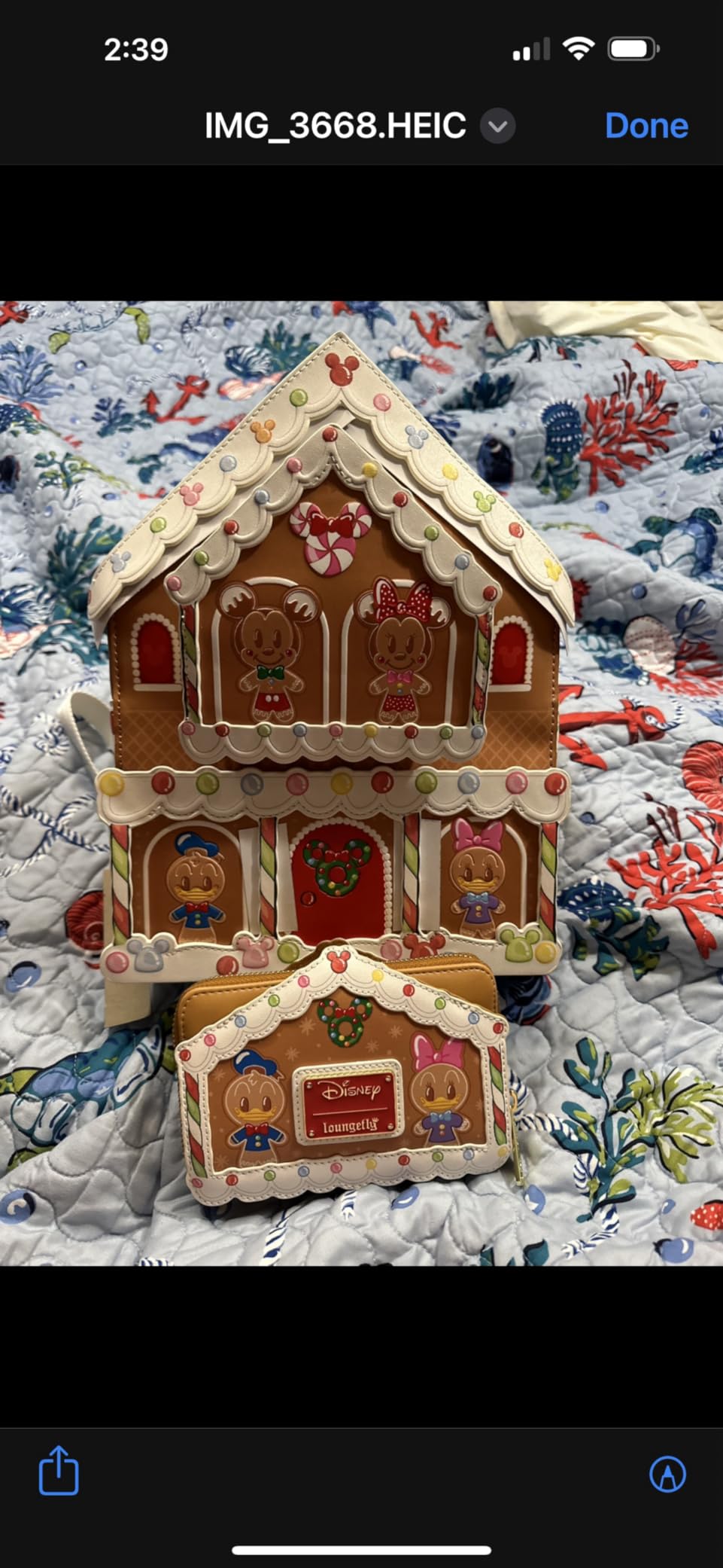 Amazon.com | Loungefly X Disney Mickey and Friends Gingerbread House ...