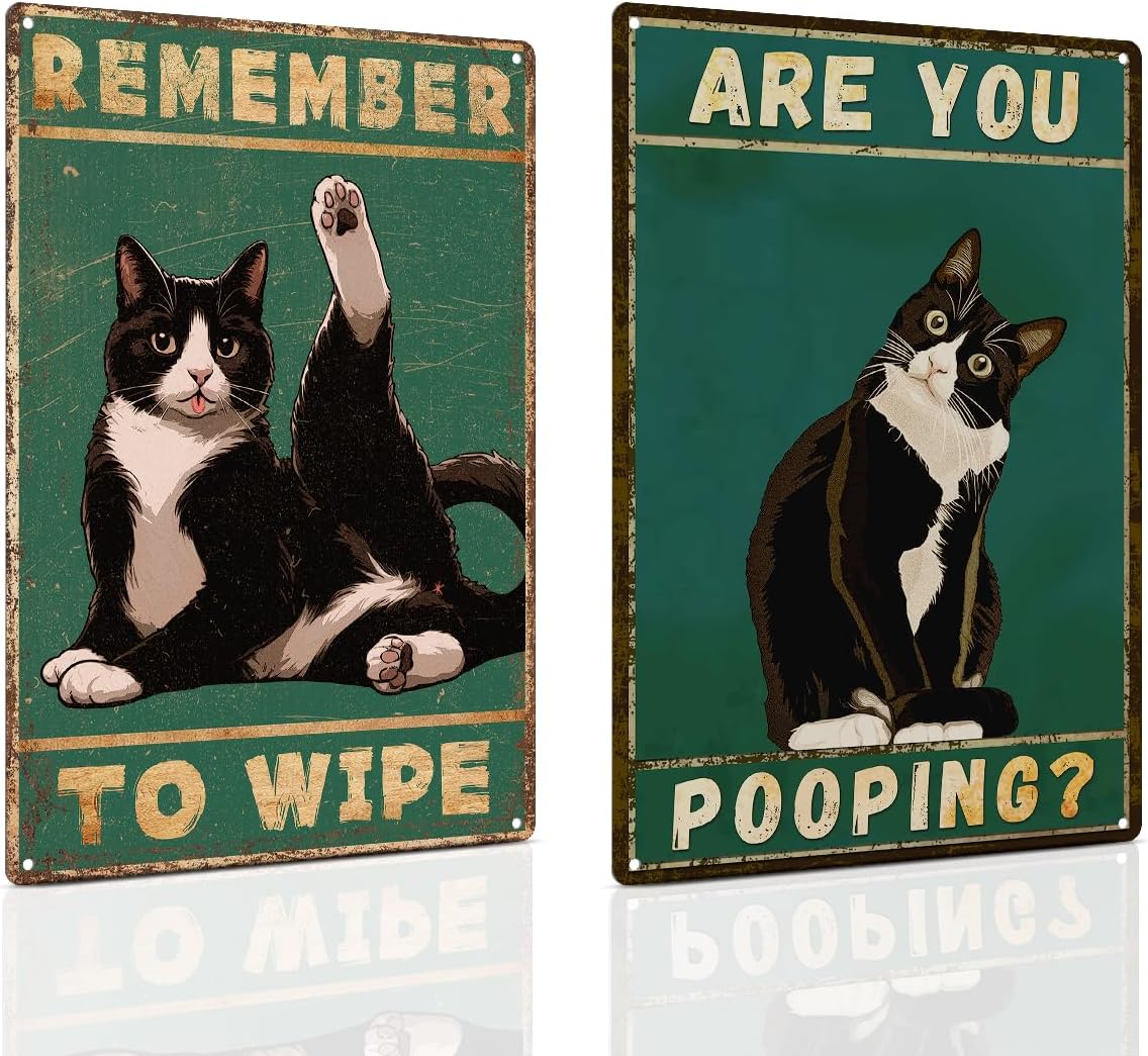 Amazon.com: ALKB Are You Pooping Sign & Remember to Wipe Sign : Home ...