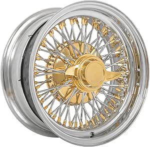 Amazon.com: LA Wire Wheels | 15x7” | Standard 72-Spoke Cross Lace ...