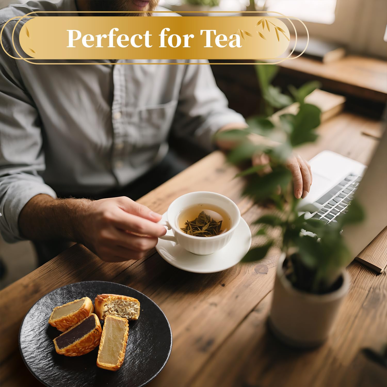 Snapklik.com : Classics Cantonese Mooncakes, 4 Pcs, Chestnut, White ...