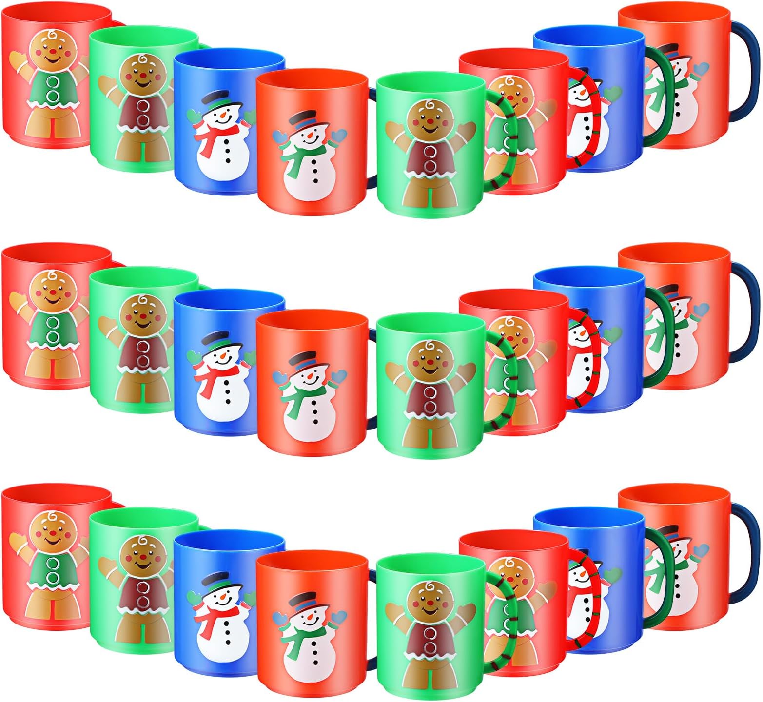 Amazon.com: Fun Express 12 Pieces DIY Winter Mugs, 8 oz, BPA Free ...