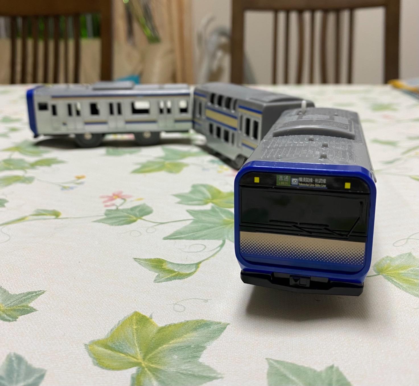 Amazon.co.jp: Takara Tomy "Plarail S-27 E235 Series Yokosuka Line" Train Toy For Ages 3 and Up ...