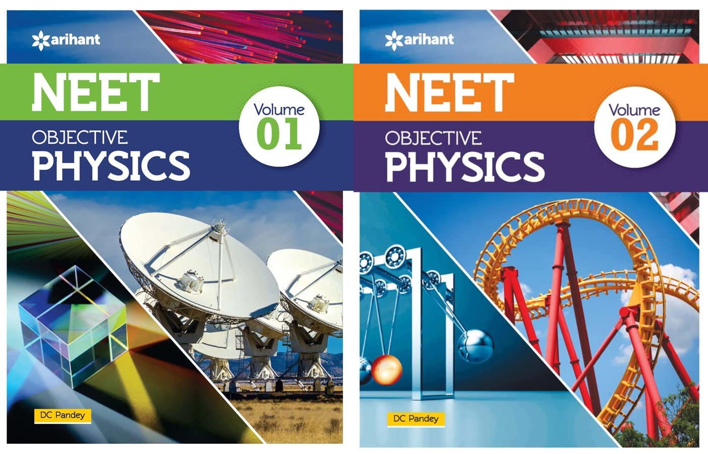 Buy Arihant NEET Objective Physics - DC Pandey - Volume 1 and 2 - Set ...