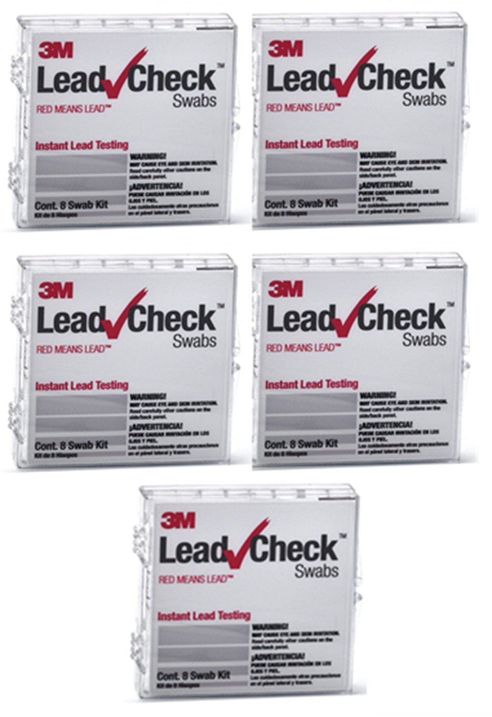 Amazon.com: 3M Lead Check, 40 Swabs, with Verification Cards - Swabs ...