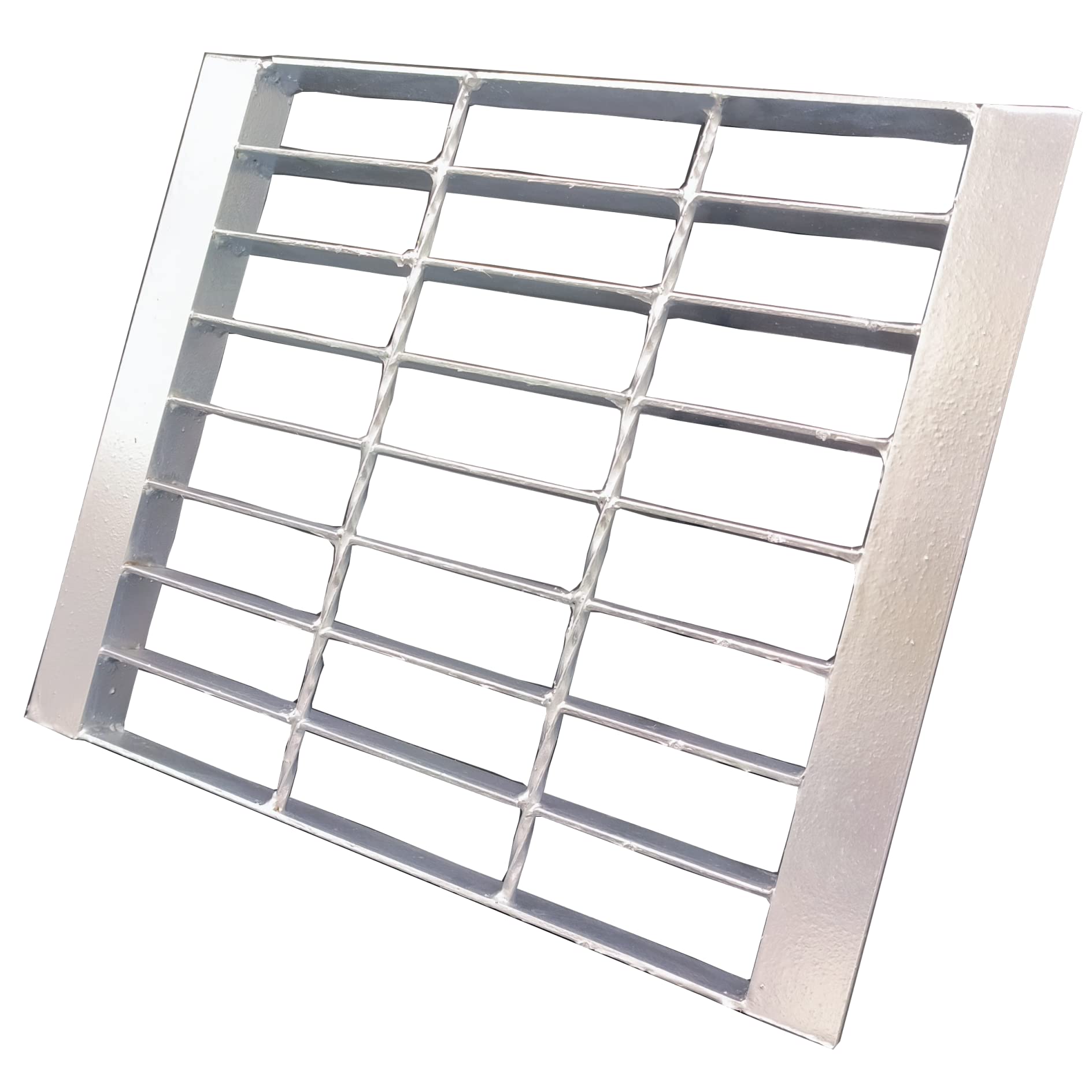 DuuMuut Galvanized Steel Drain Grate and Frame, 12x12 Outdoor Drain ...