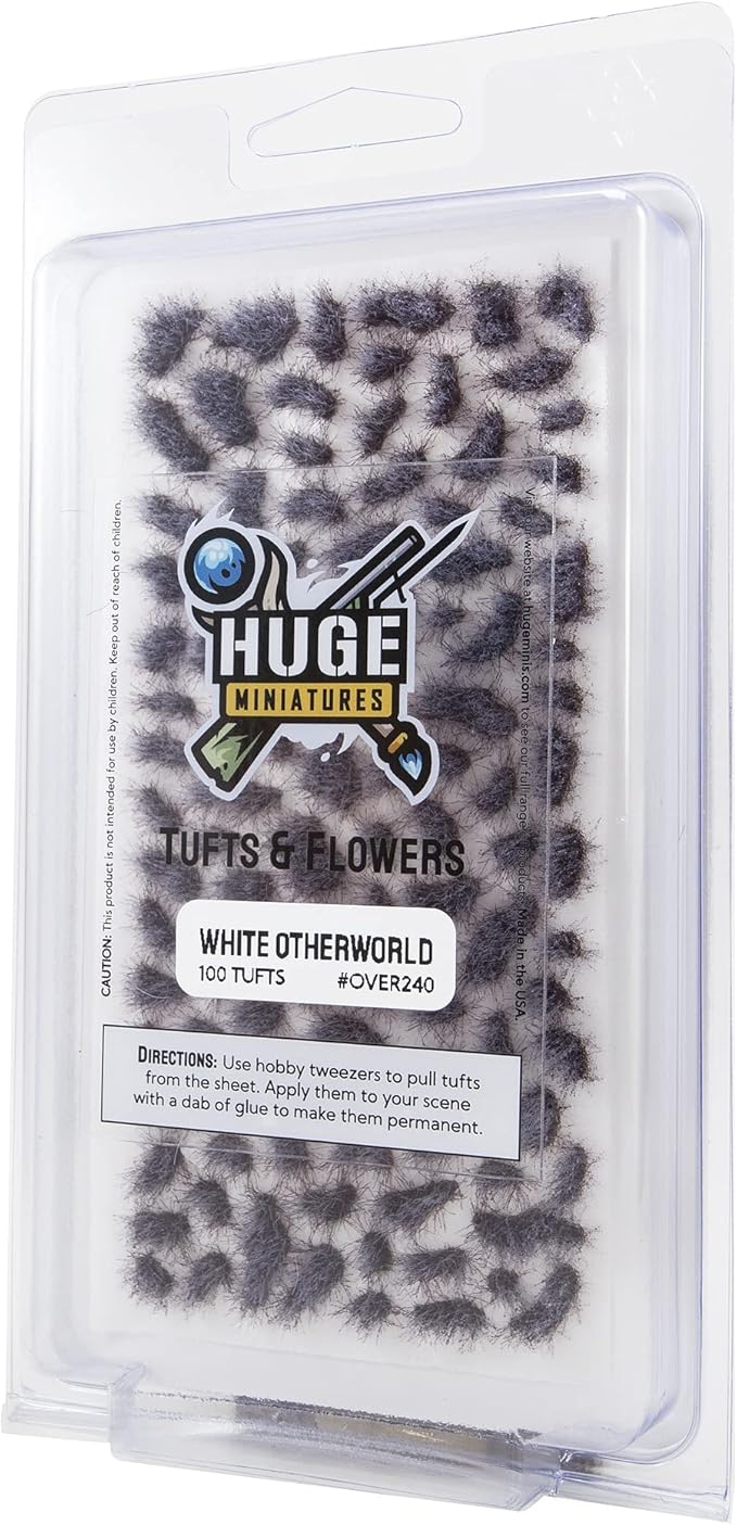 Amazon.com: Huge Miniatures Otherworld Tufts, White Alien Static Grass ...