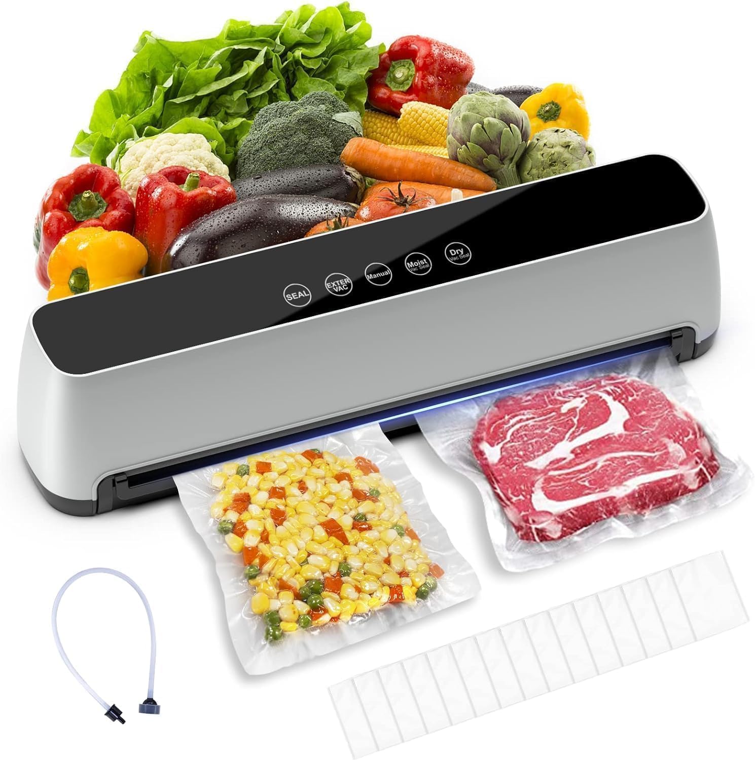 Amazon.com: Vacuum Sealer Machine New Upgraded One-Touch Full Automatic ...