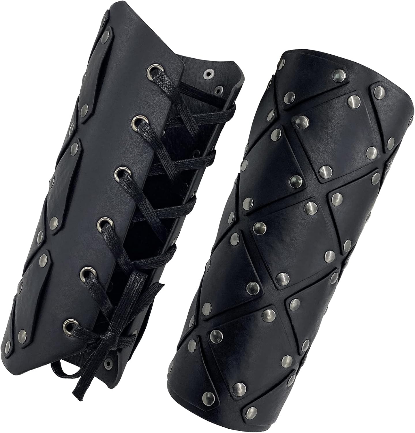 Amazon.com: HiiFeuer Medieval Brigandine Arm Guards, Mercenary Faux ...