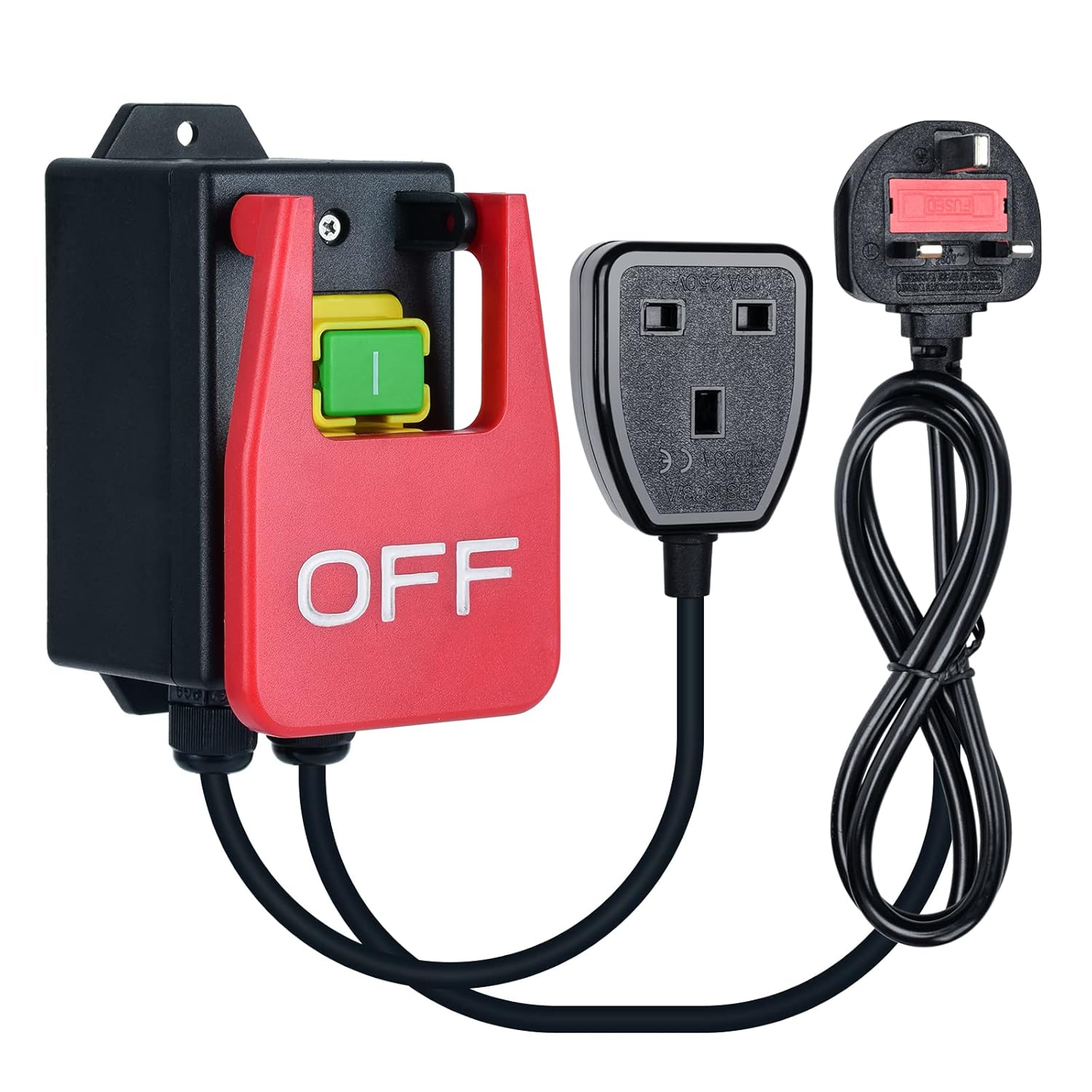 220V Single Phase On/Off Switch, Briidea Router Table Switch with Large ...