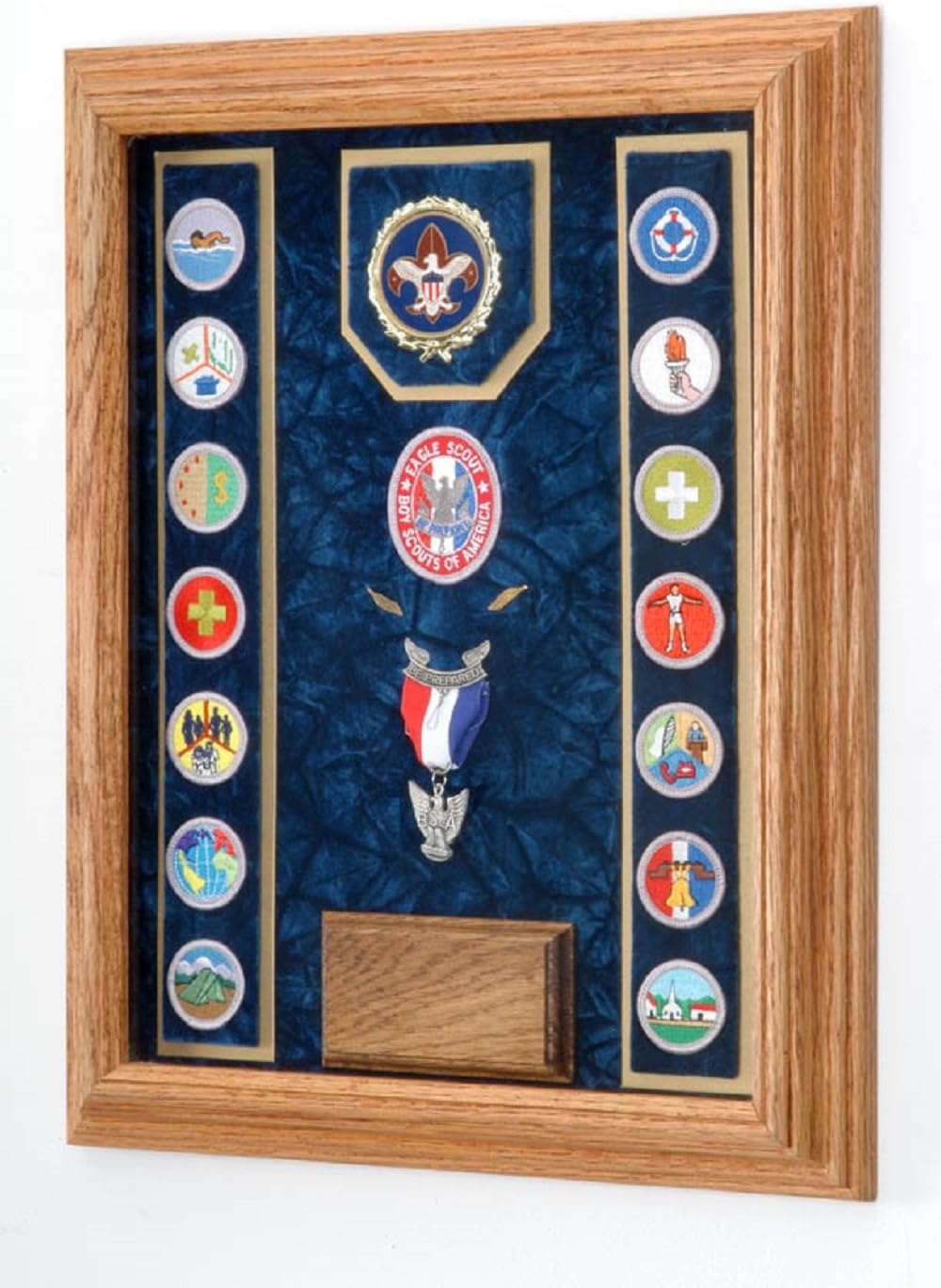 Amazon.com: Military Medal Awards Display Case - 12x16 Shadow Box (Blue ...