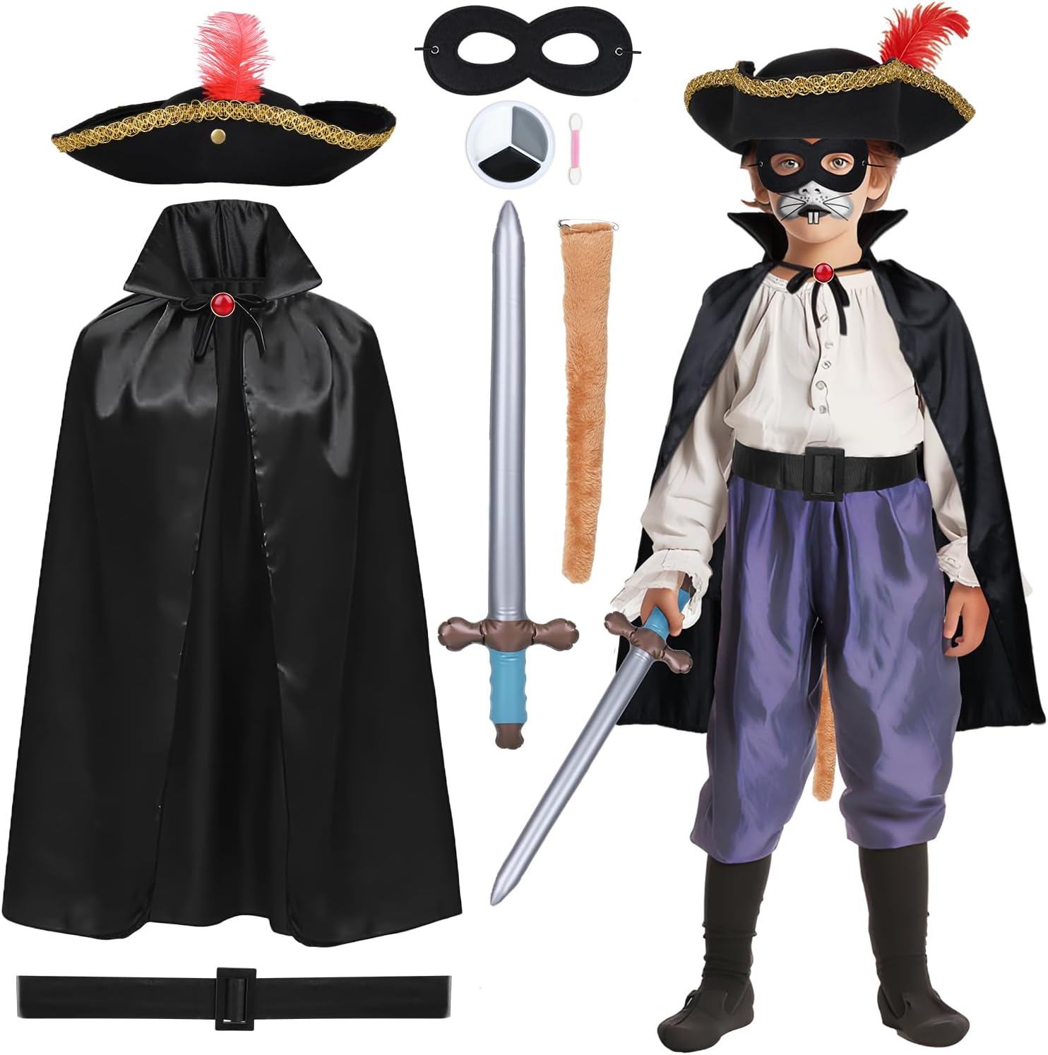 iZoeL Rat Costume for Boys Girls Rat World Book Day Costumes for Kids ...