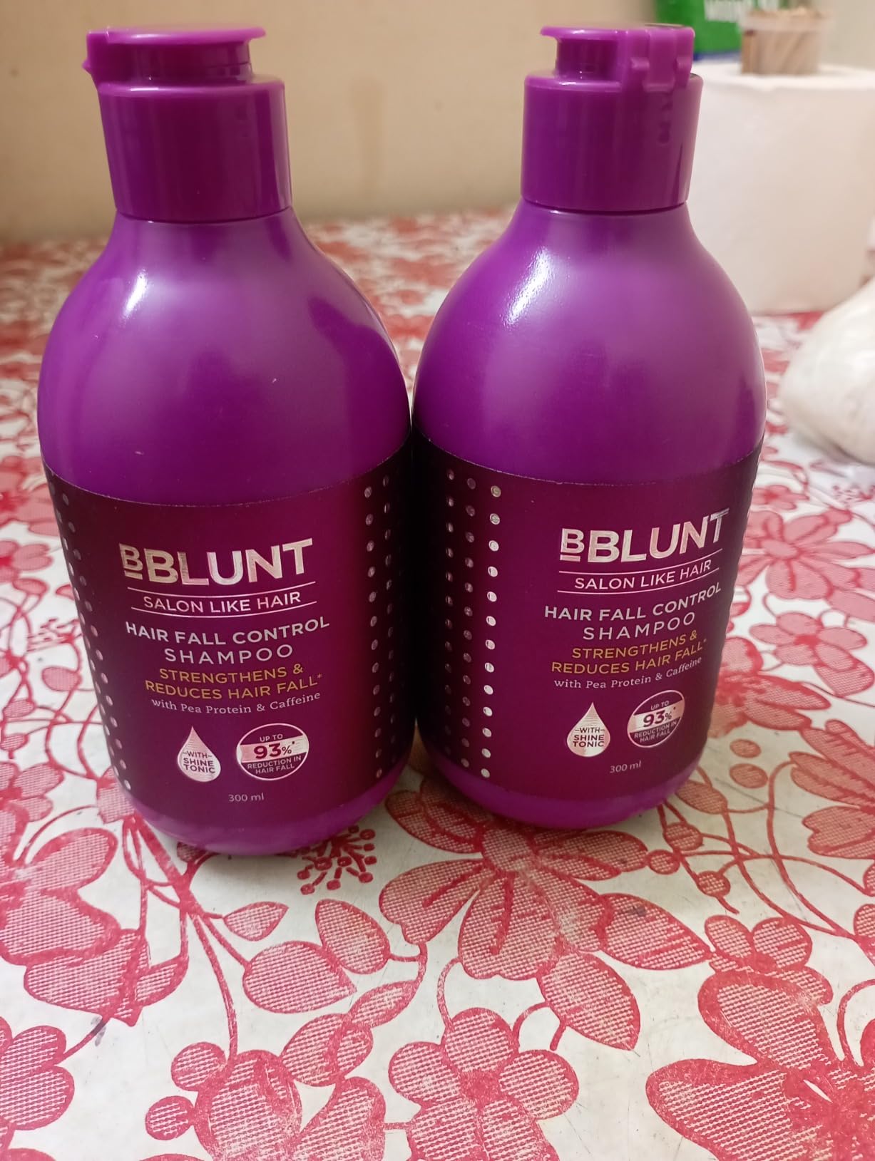 BBLUNT Hair Fall Control Shampoo & Conditioner Combo with Pea Protein ...
