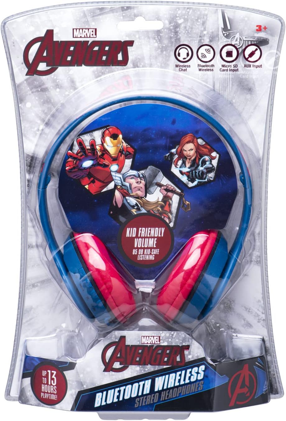 Volkano SMD's - Marvel Avengers Wireless Stereo Headphone with Padded ...