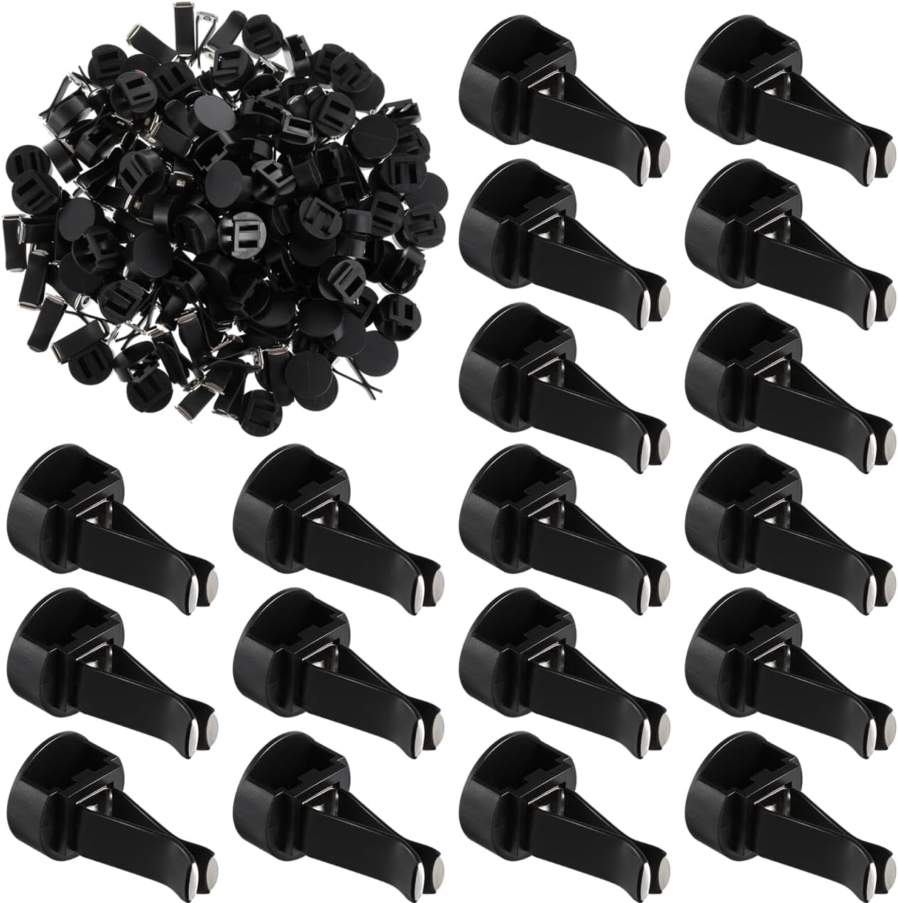 Amazon.com: Veemoon 100pcs Car Vent Clips,Square Head Car Air Vent Clip ...