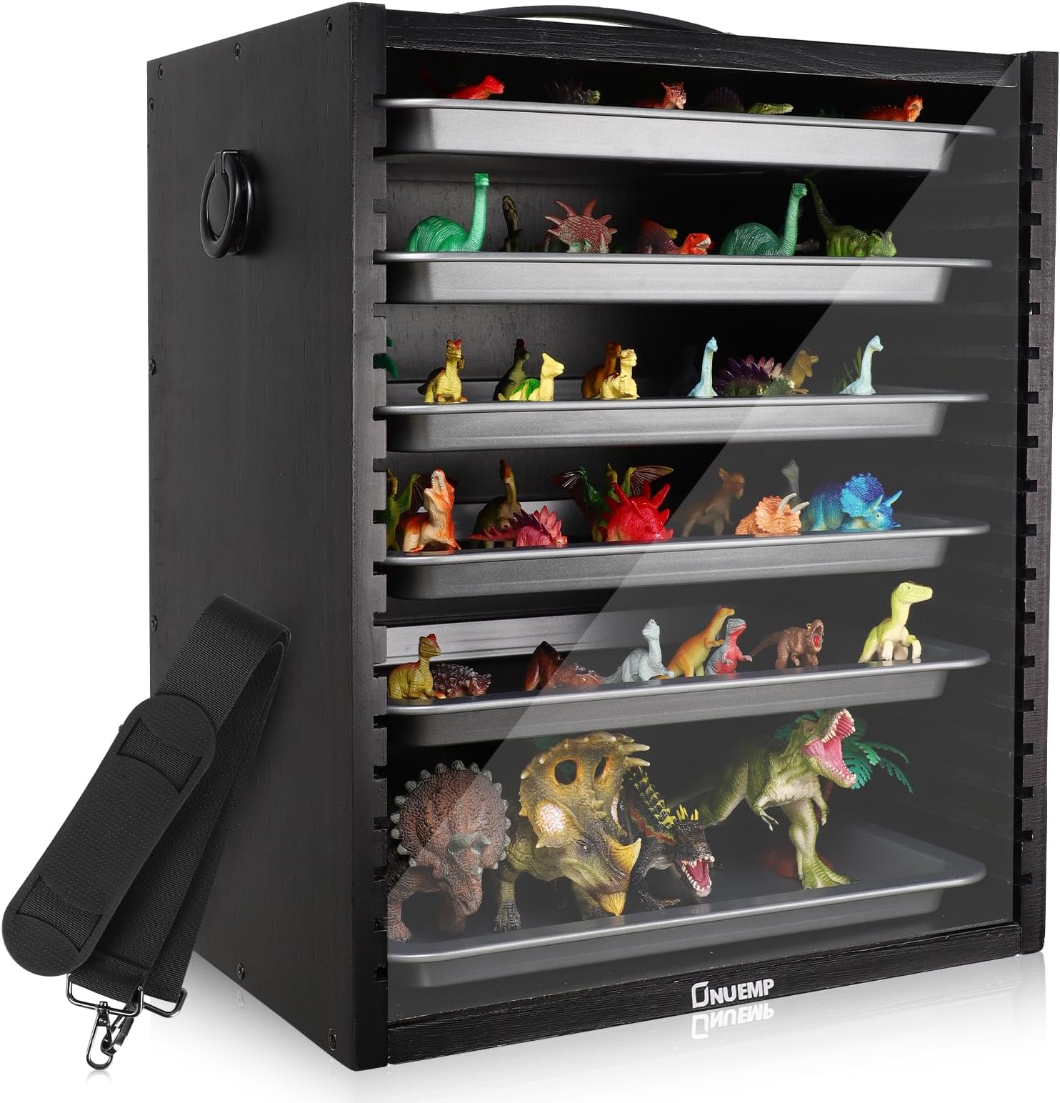 Amazon.com: Montex Miniature Display Case with 5 Metal Trays ,Miniature ...