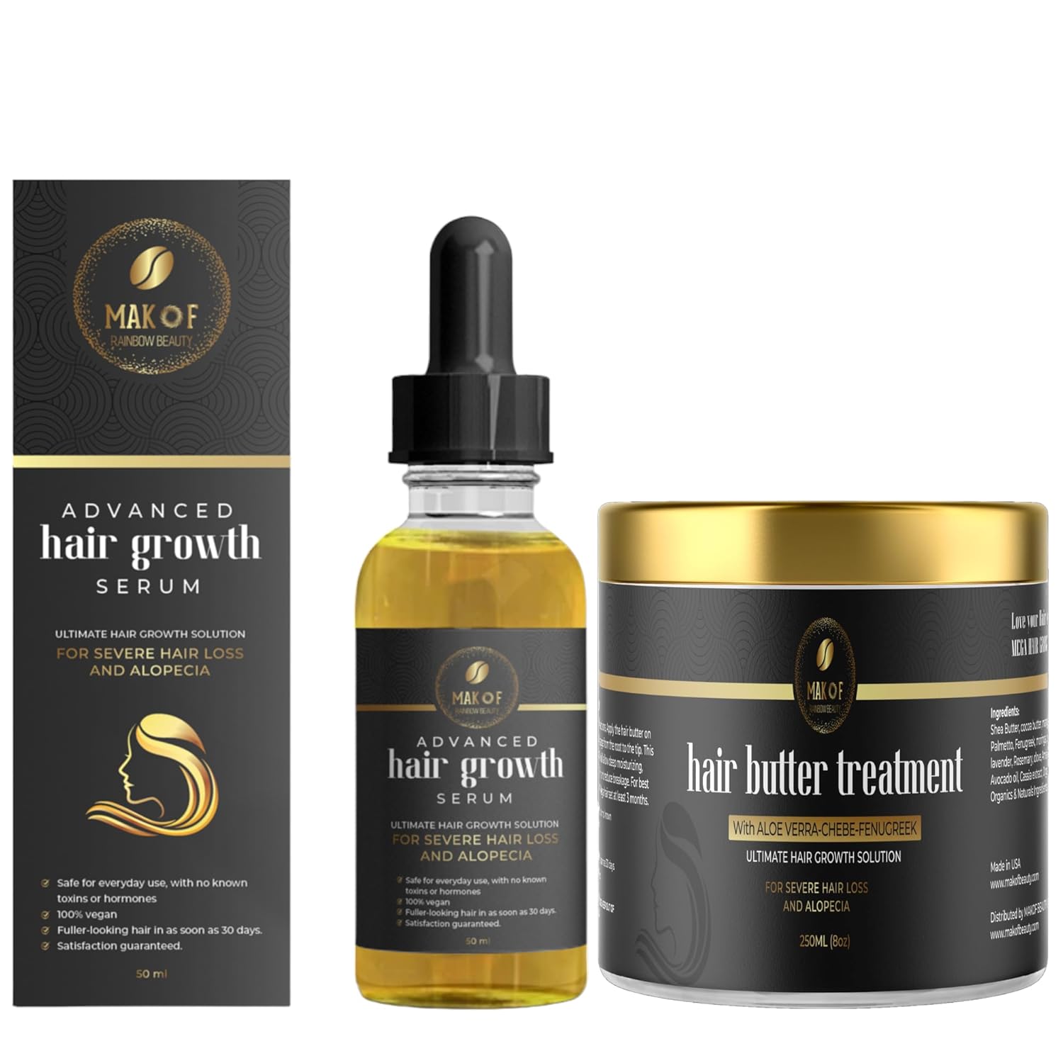 Amazon.com: Generic Hair Butter 8 oz - Deep Conditioning with Chebe oil ...