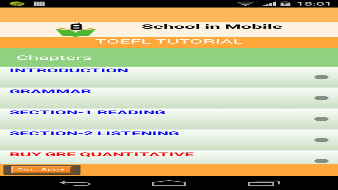 TOEFL FREE TUTORIAL - App on Amazon Appstore