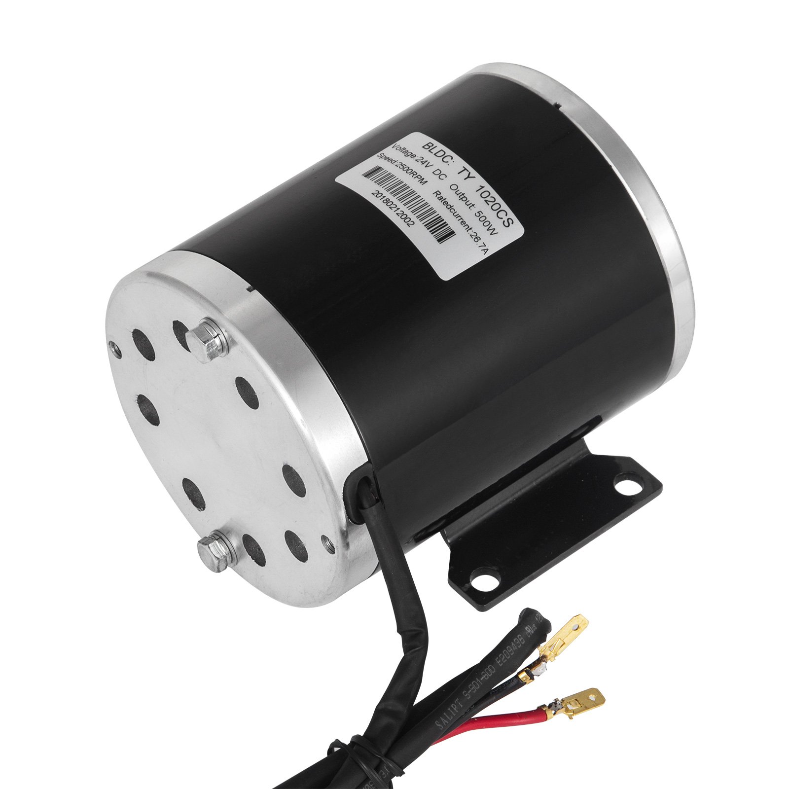 Mophorn 500W DC Electric Motor 24V Permanent Magnet DC Brush Motor Kit ...