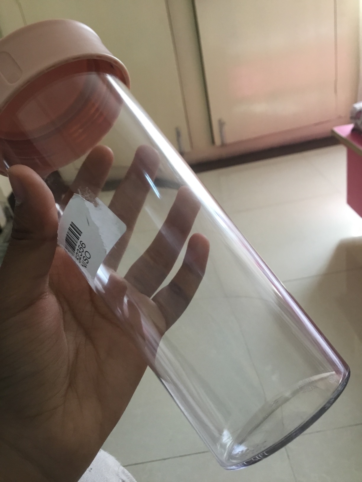 MINISO Classic Plastic Water Bottle 480ml (Pink) : Amazon.in: Home ...