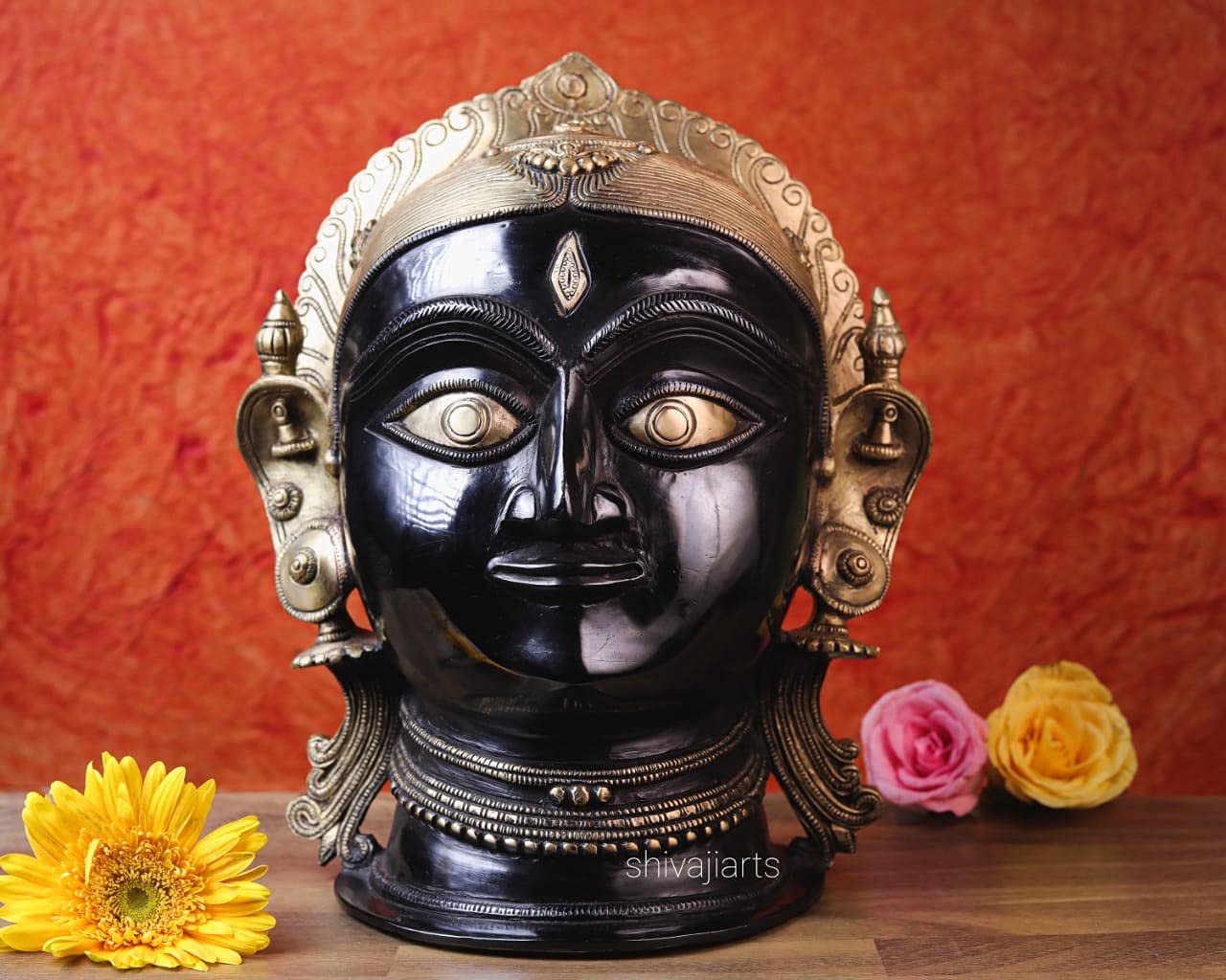 Buy SHIVAJI ARTS Parvati Murti, Goddess Parvati Statue Brass Parvati ...