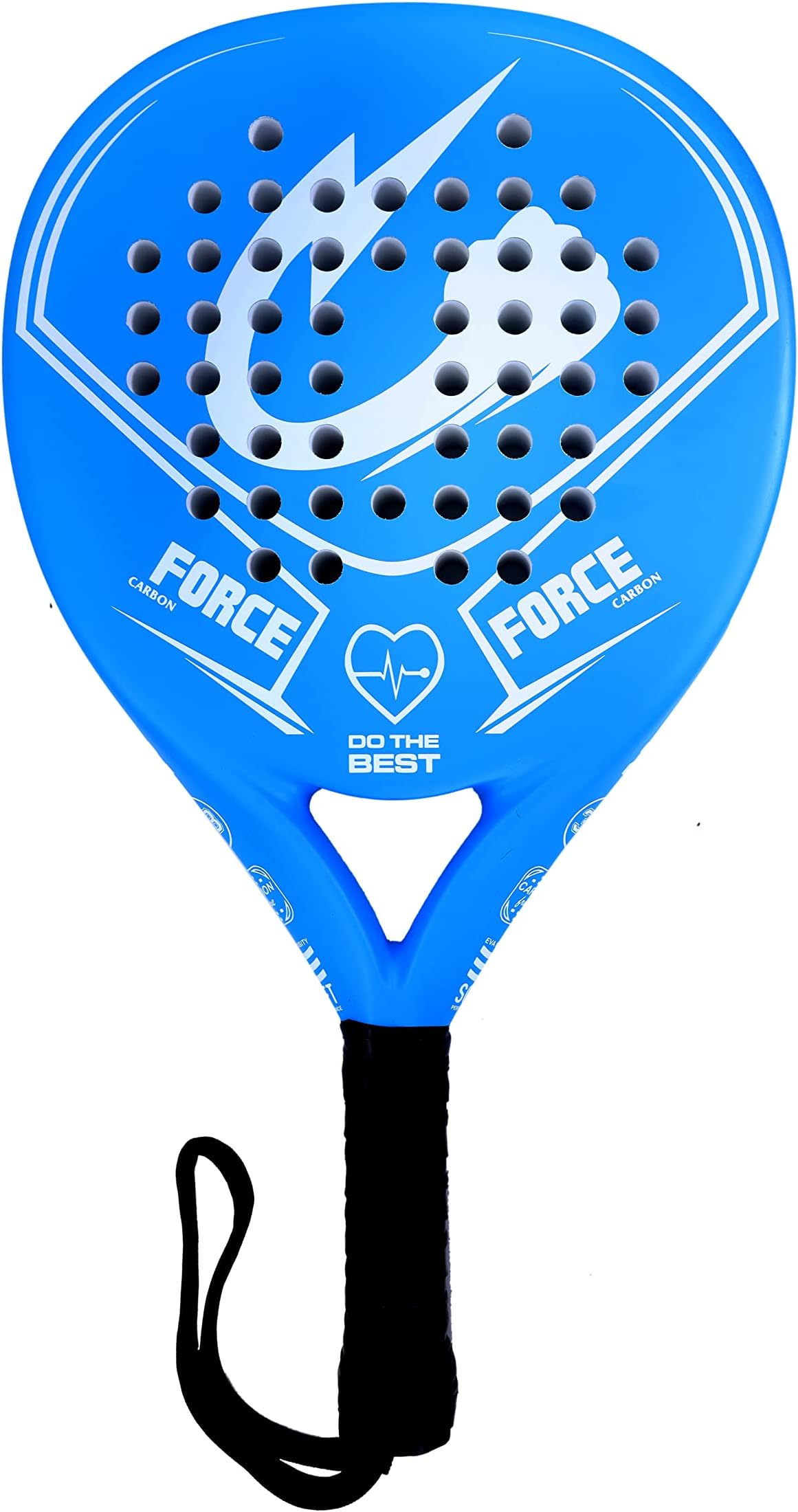 PADEL RACKET Classic Paddle Racket Full 3K Carbon Fiber Light EVA Core ...