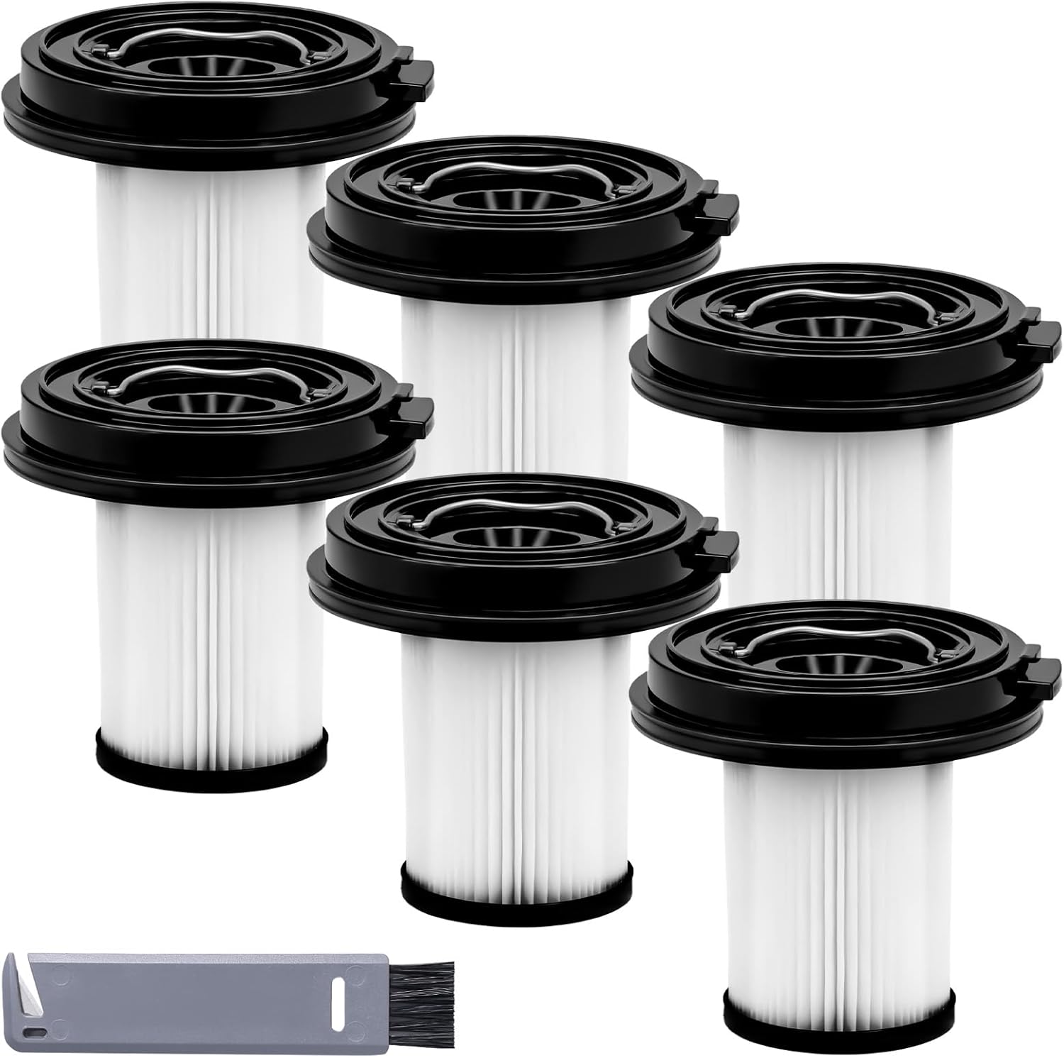 Amazon.com - 6 Pack Vacuum Filters Replacement Kit Compatible with ...