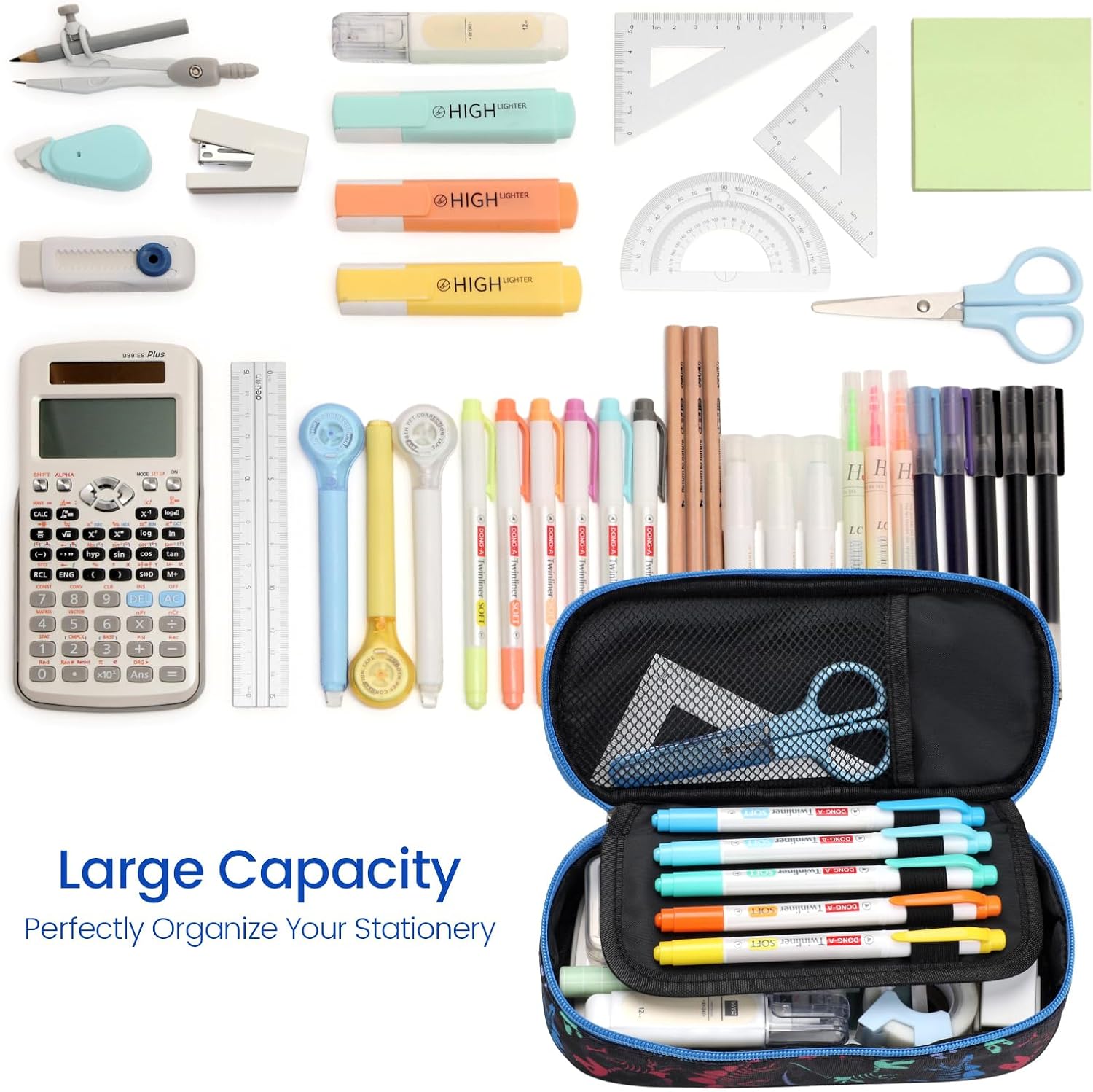 Cambond Estuche Para Lápices De Gran Capacidad Bonito Estuche Para