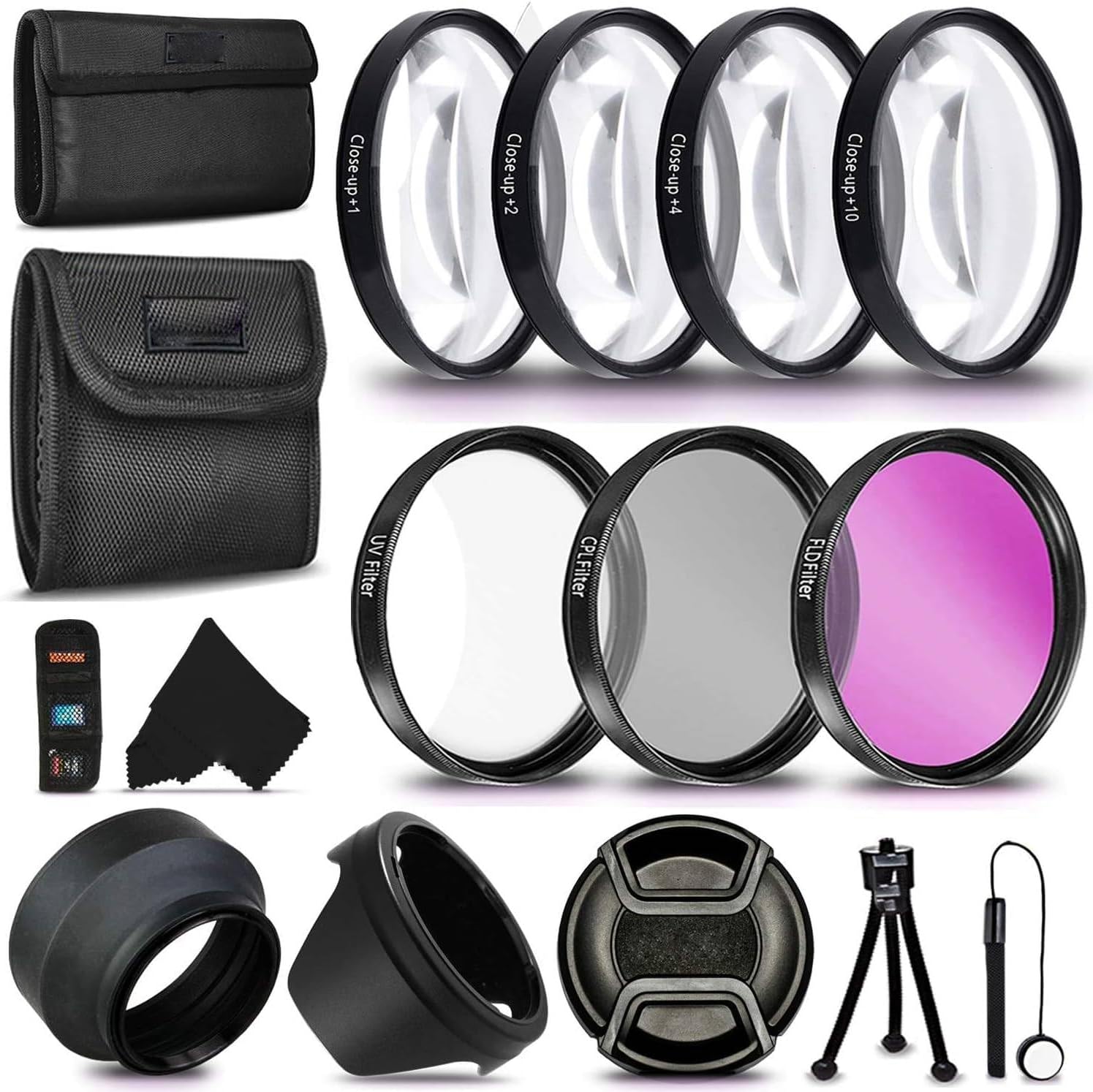 Amazon.com : 67mm Lens Filter Accessory Kit with 67mm Close-up Macro ...