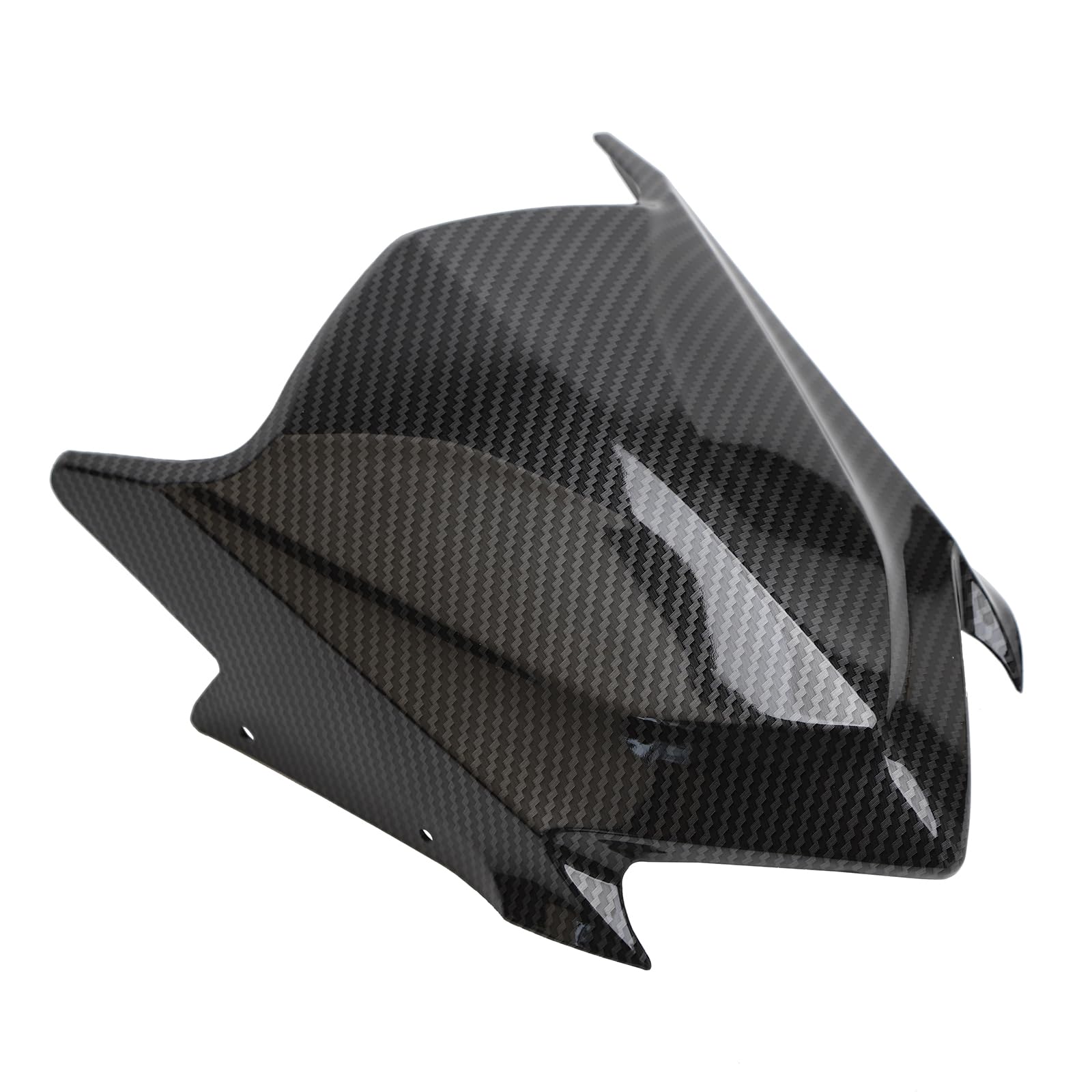 Amazon.com: Mokuo Motorcycle Carbon Fiber Decorative Windshield Fit for ...