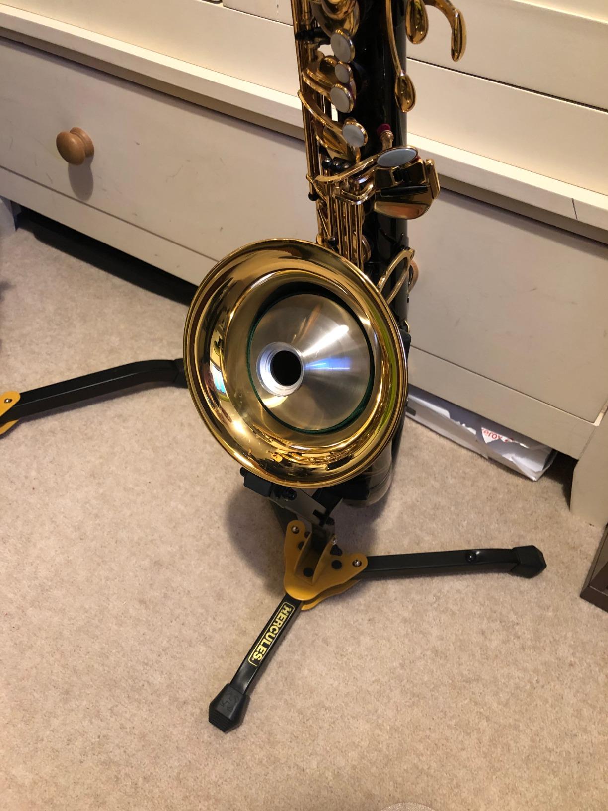 Saxophone Mute, Tenor Saxophone Mute Aluminum Alloy Sax Sound Dampener ...