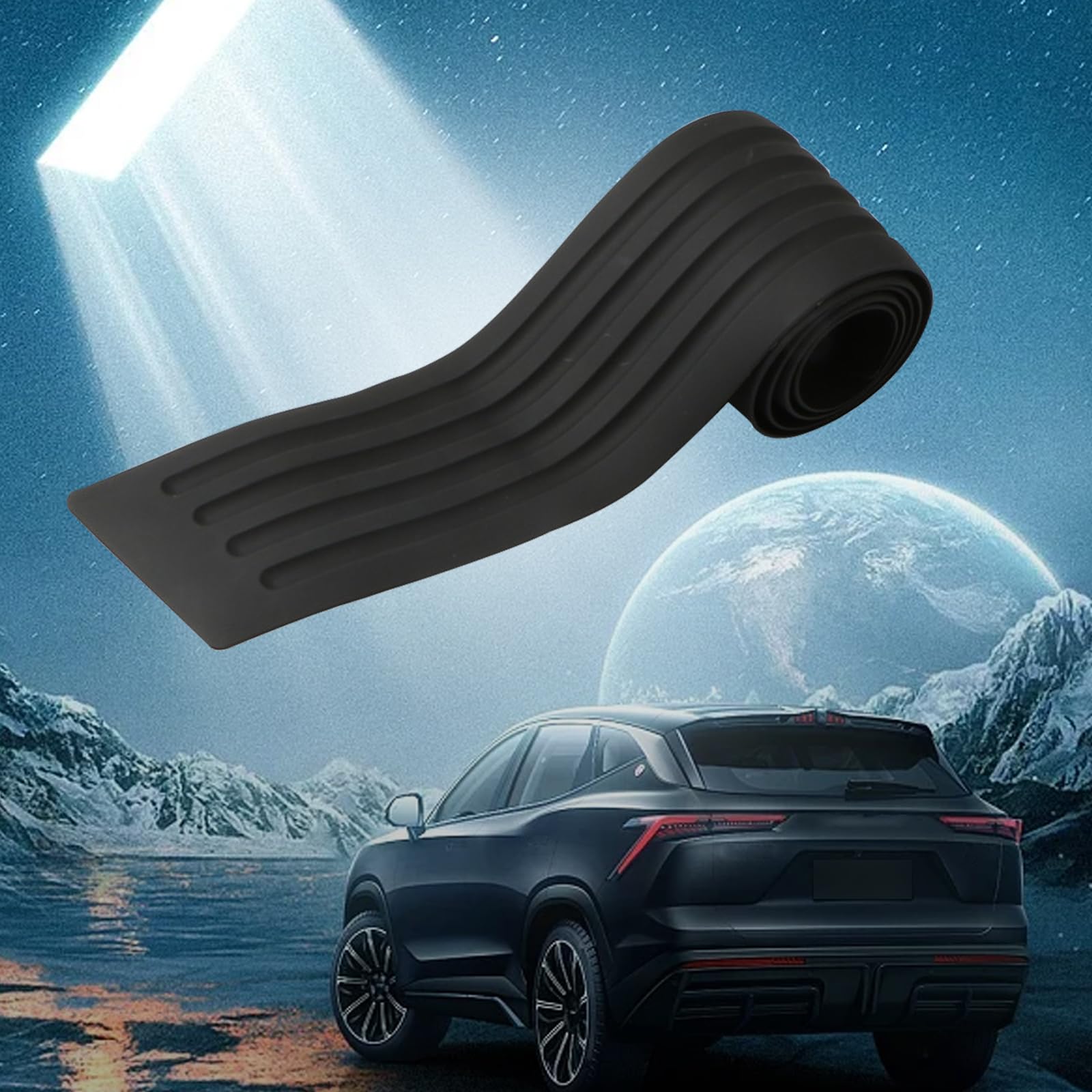 Snapklik.com : NGHEY Pack-1 Car Rear Bumper Protector Cover, 3" X 35 ...