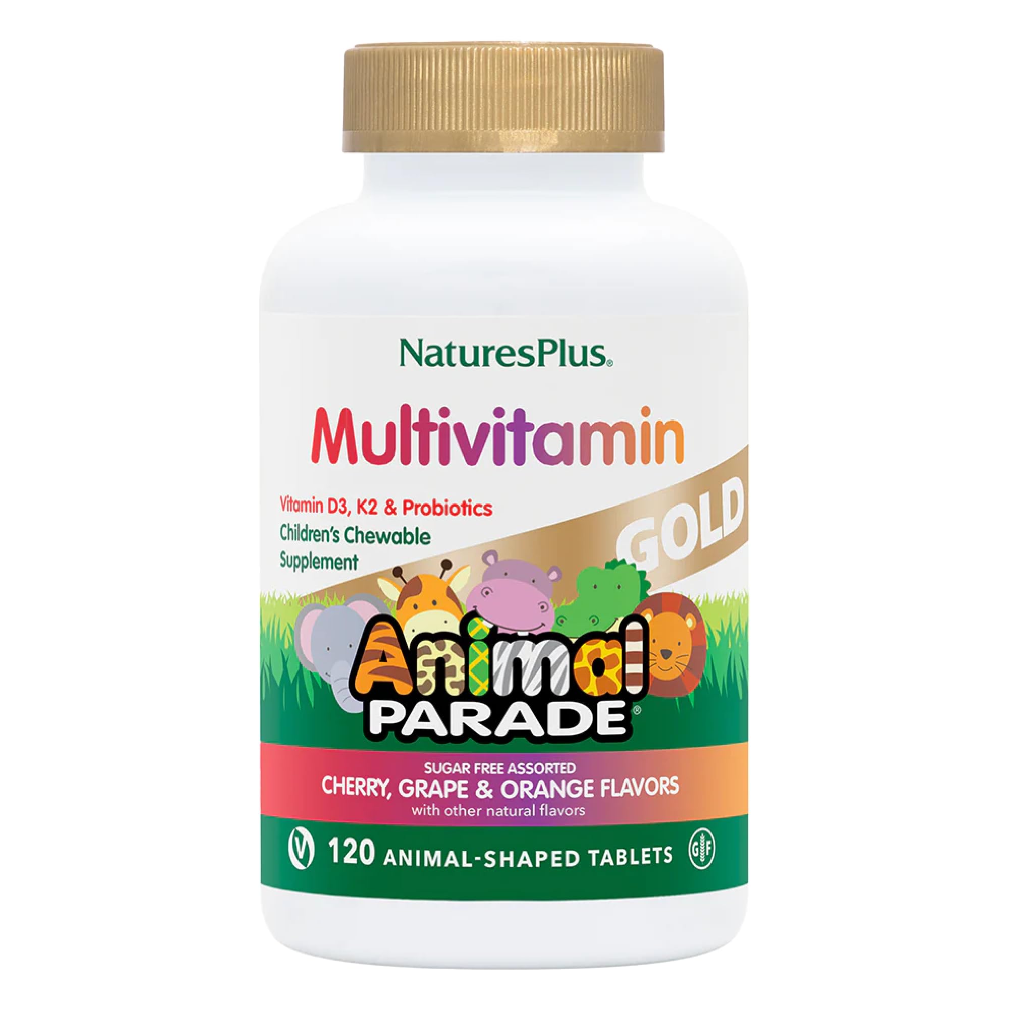 Snapklik.com : Natures Plus Animal Parade Gold Childrens Multivitamin ...