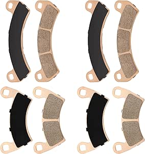 Amazon.com: Front Rear Brake Pads Sintered 2205949 2206231 for Polaris ...