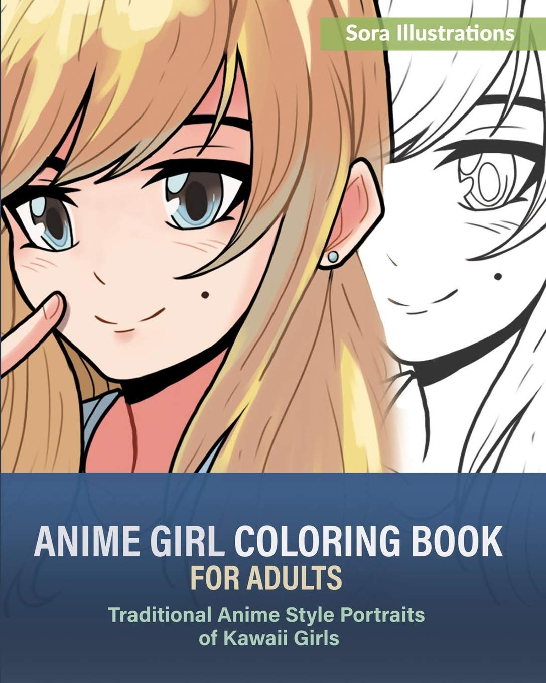 Amazon.com: Anime Girl Coloring Book for Adults: Traditional Anime ...