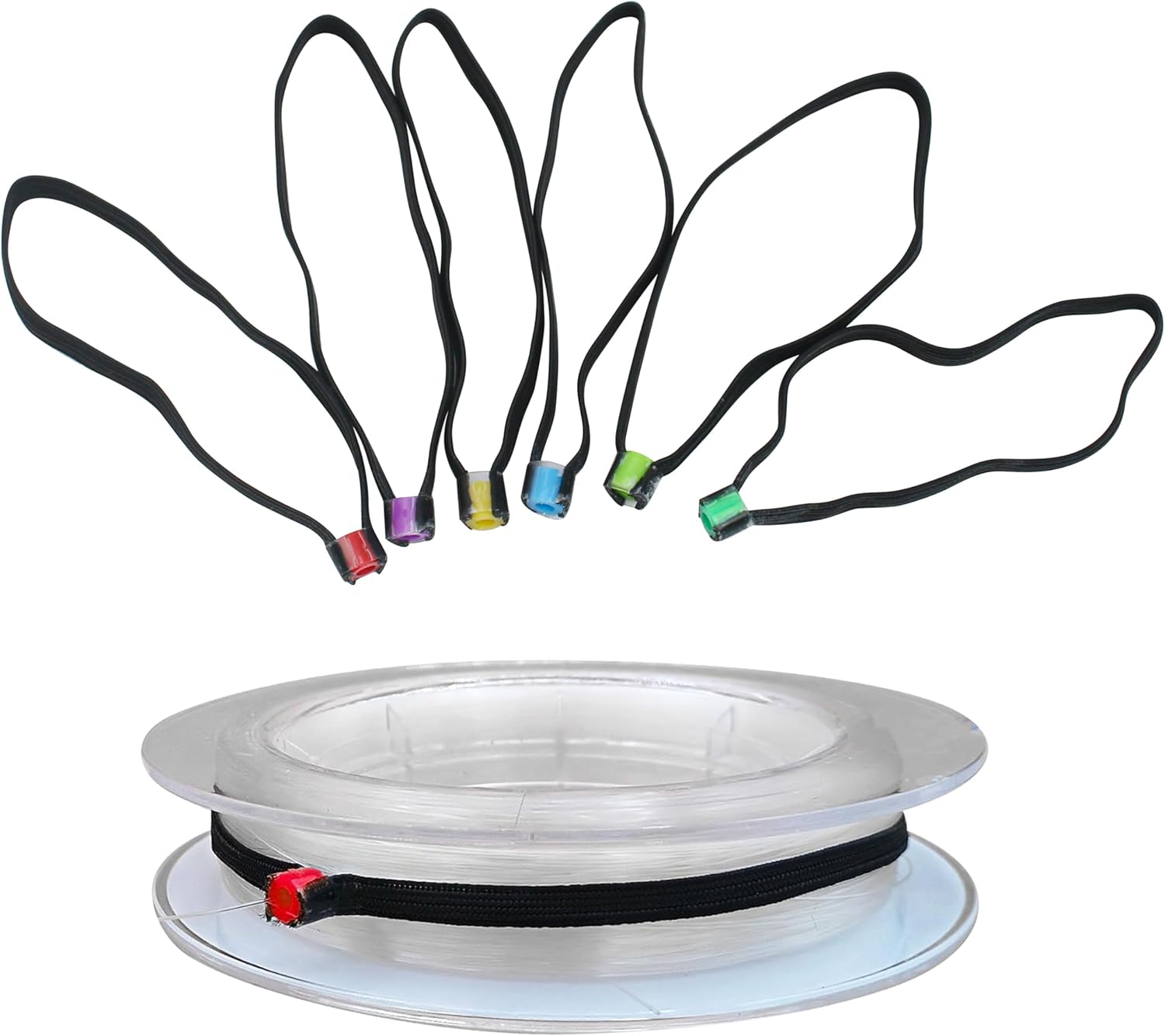 Amazon.com : 6pcs Tippet Spool Tenders, Fishing Line Spool Band Holder ...