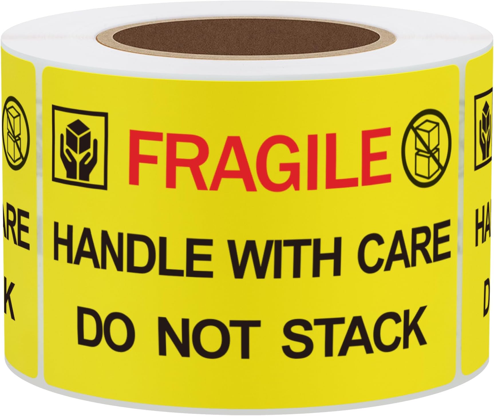 Amazon.com : Kenco 3" X 5" Do not Double Stack Fluorescent Shipping ...